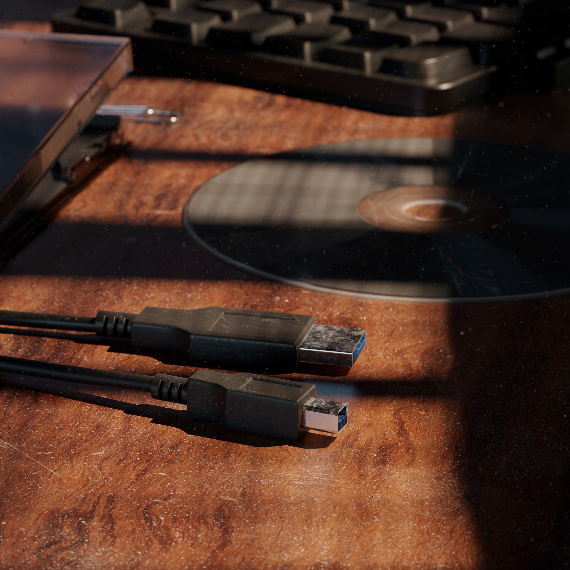 ArtStation - Dusty desk