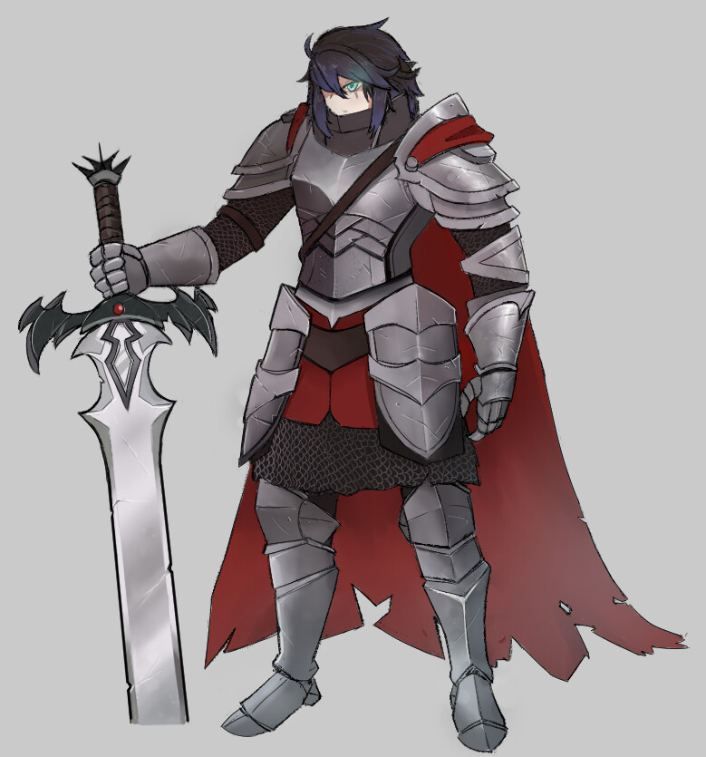 ArtStation - Amaris The Dullahan Knight