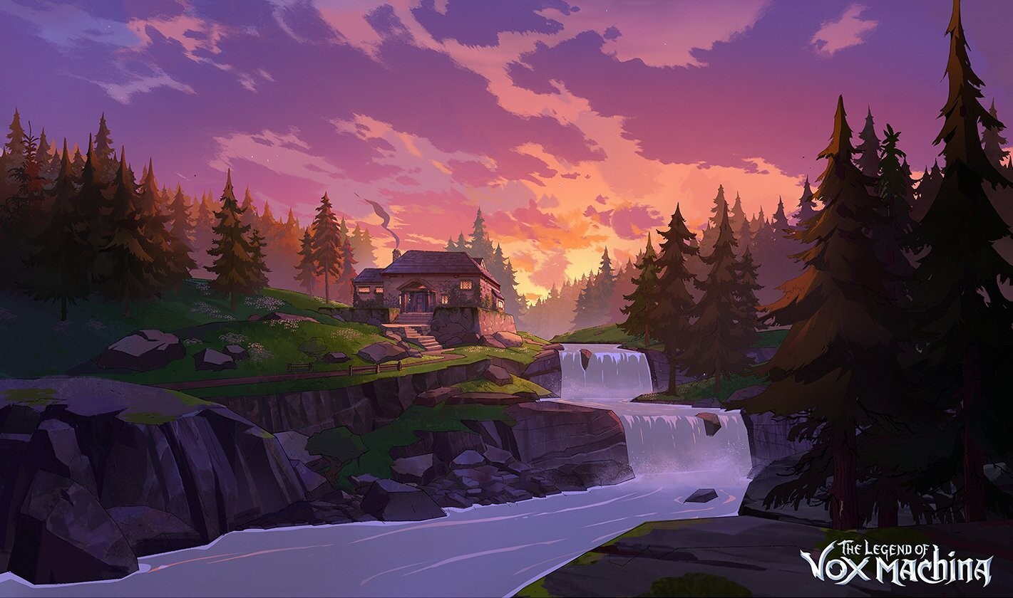 ArtStation - Vox Machina BG Paint Season 2