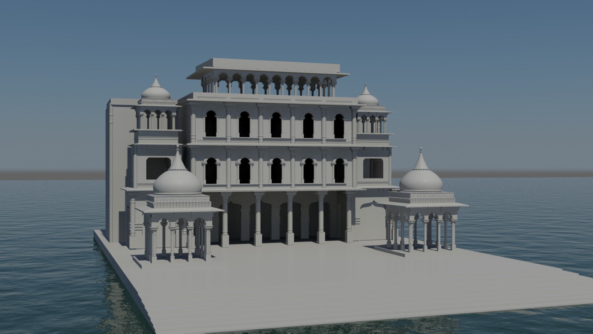 ArtStation - without texture modeling in 3D studio