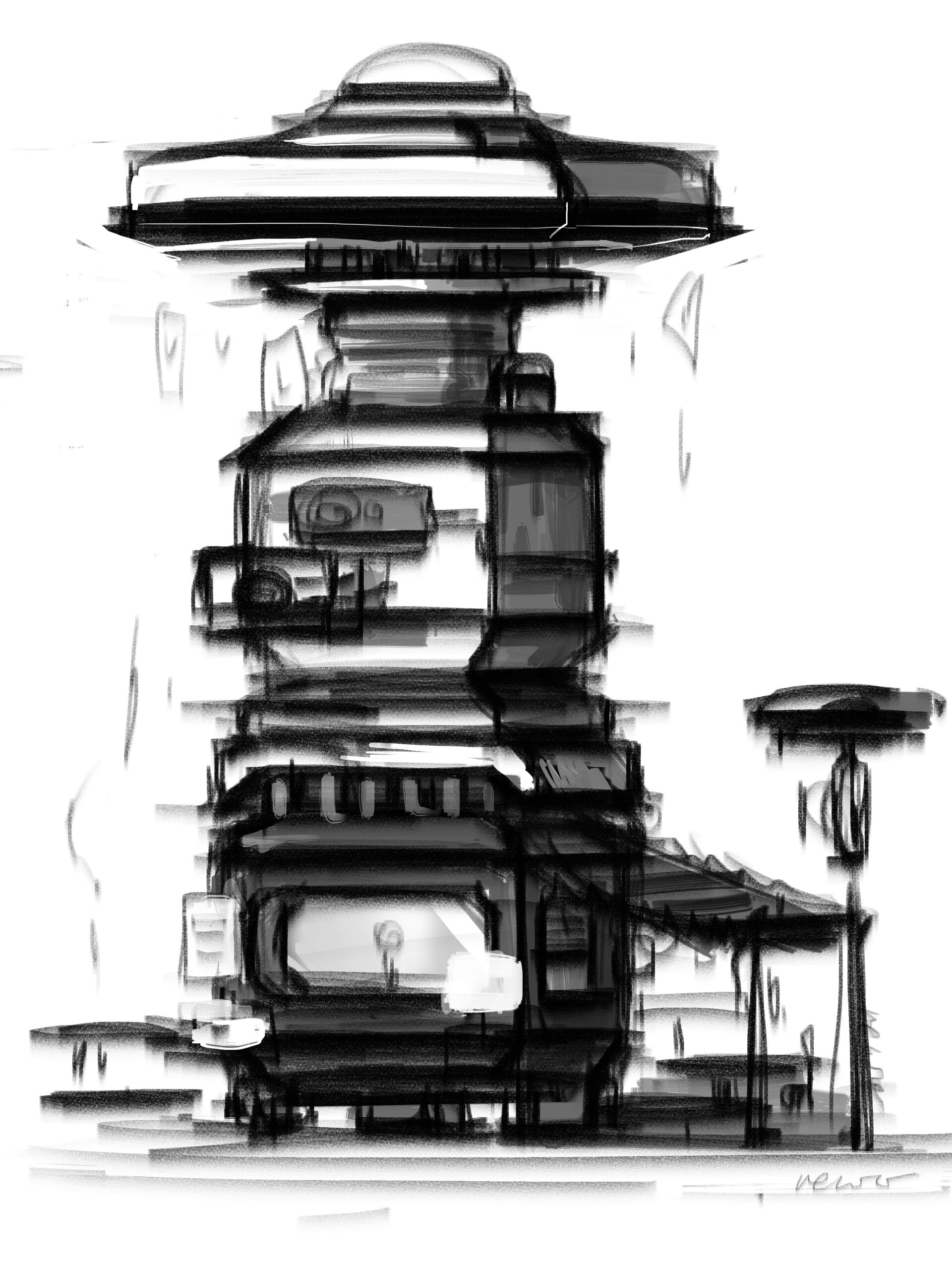 ArtStation - PATU soup - sketch