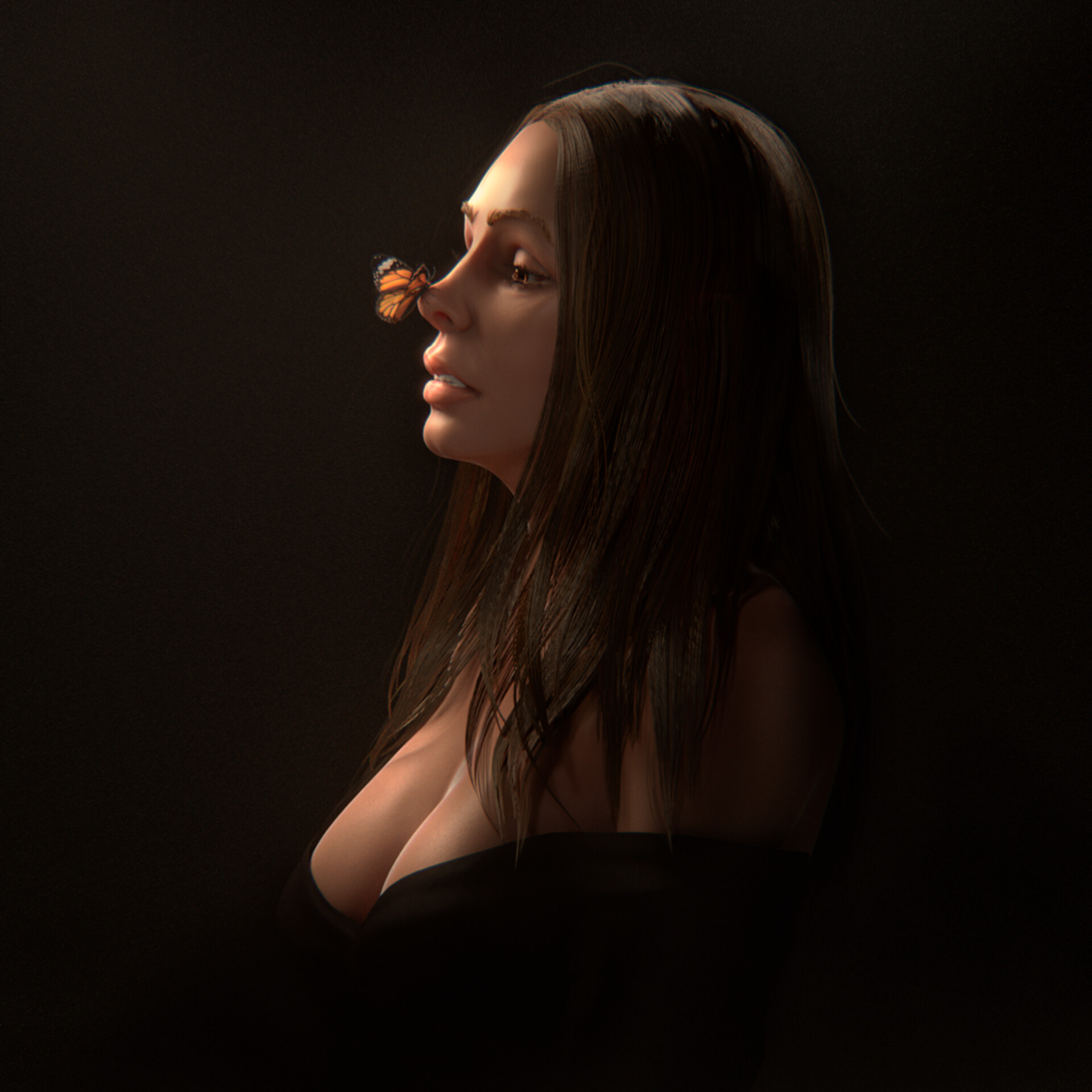 ArtStation - Uma simples borboleta