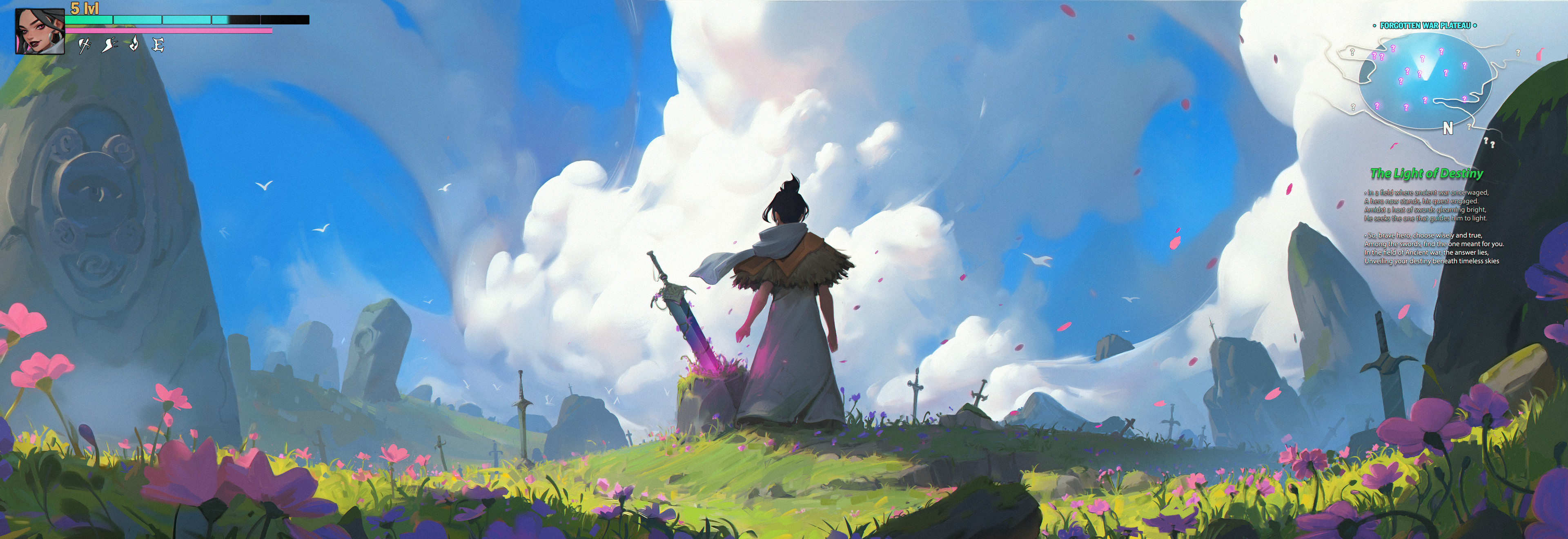 stefan-dowhan-flower-sword2.jpg (3840×1320)-花瓣网
