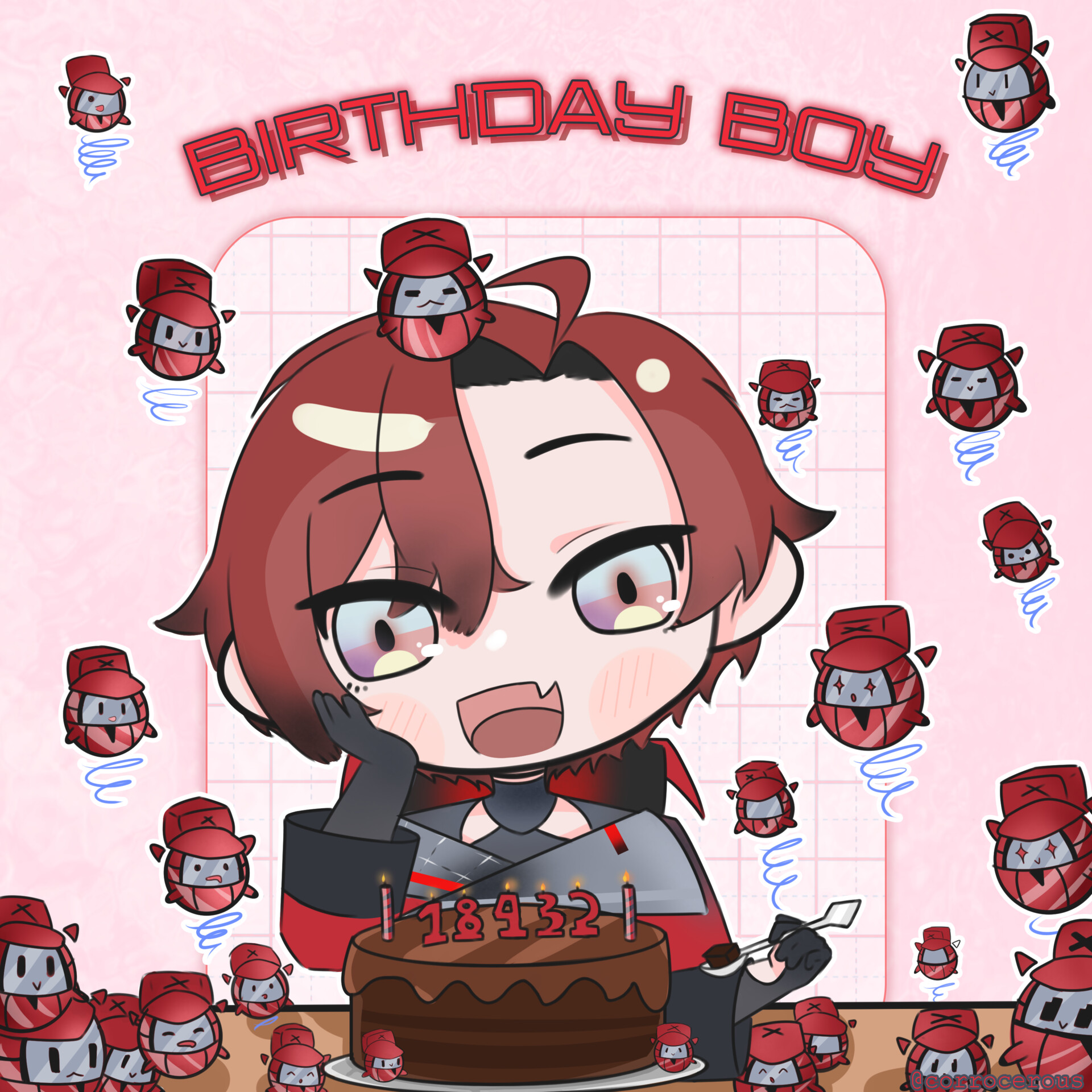 ArtStation - Machina x Flayon birthday art