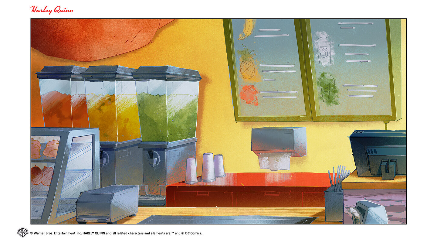Amber Blade Jones - Harley Quinn BG Paint