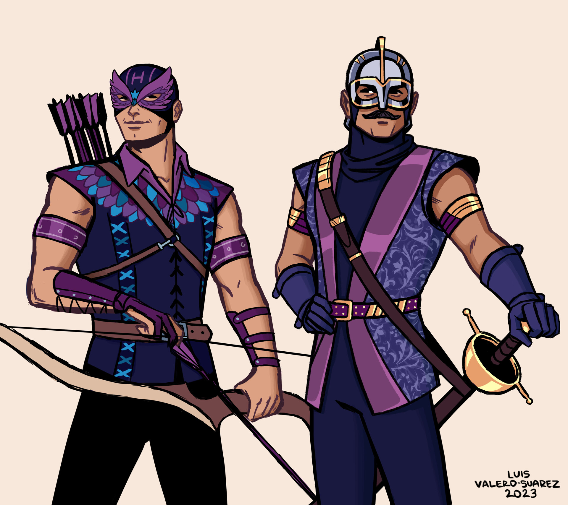 ArtStation - Hawkeye & The Swordsman
