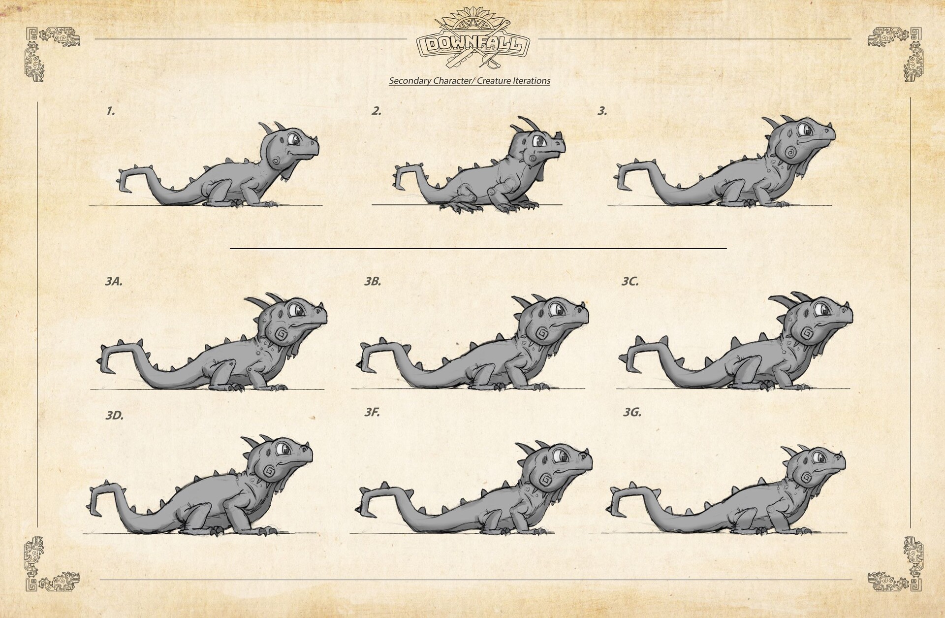 Daniel Matic - Project Downfall - Character Design