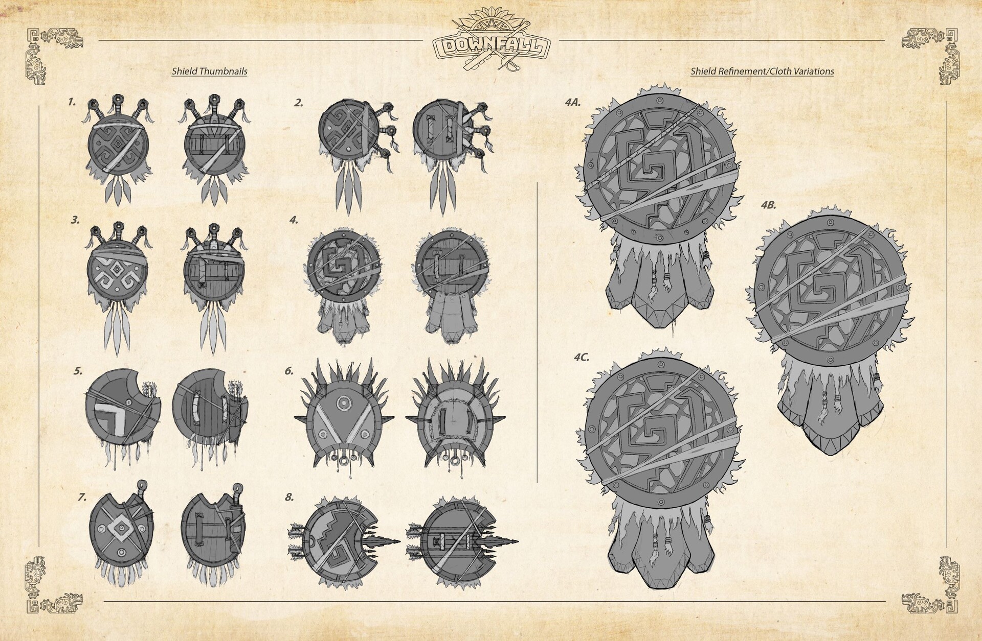 Daniel Matic - Project Downfall - Aztec Shield Design