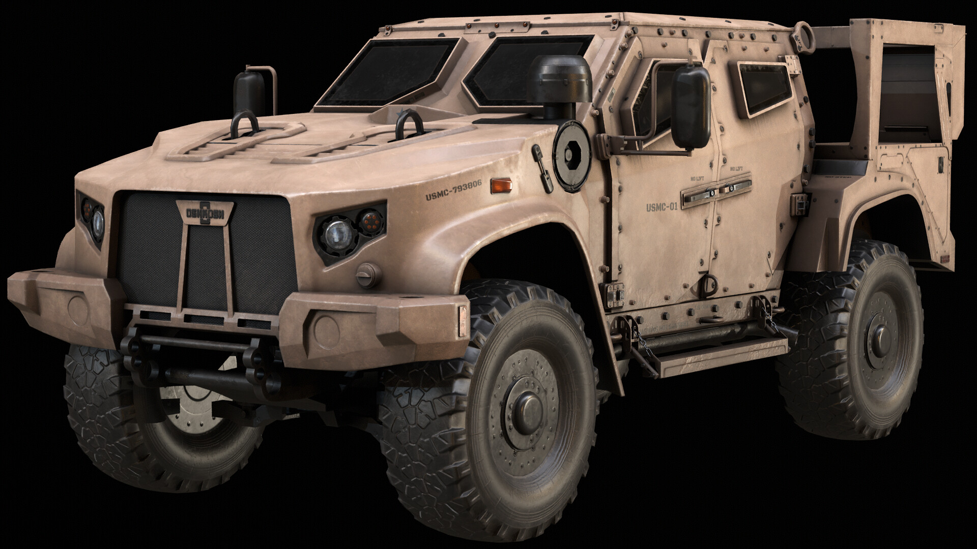 ArtStation - Oshkosh JLTV Game Ready