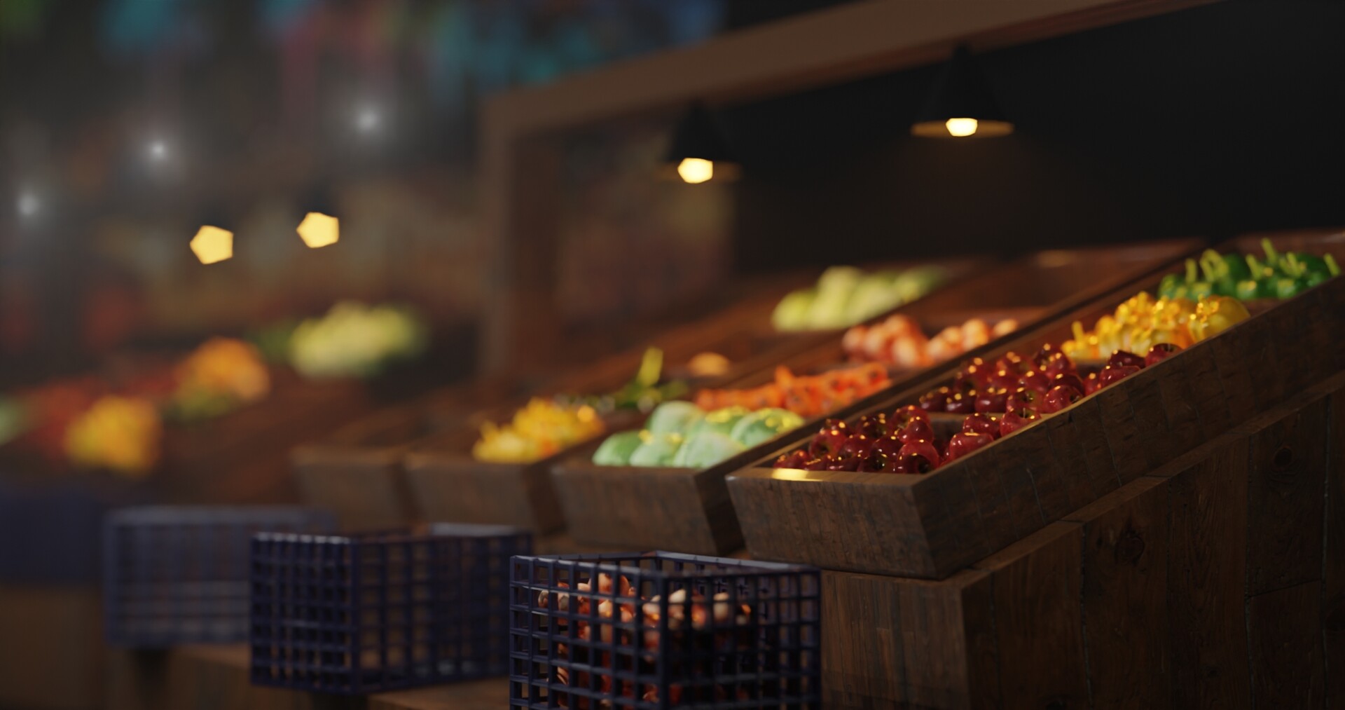 ArtStation - Realistic Market Scene