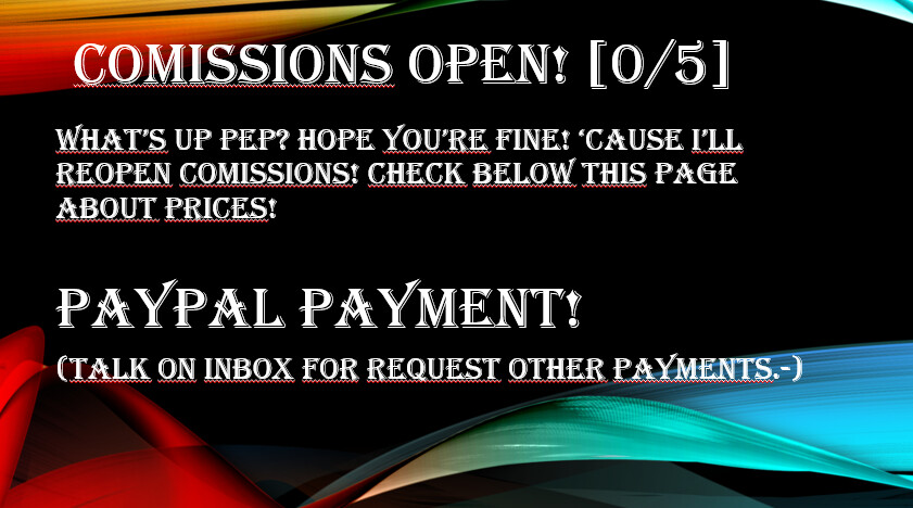 Artstation Open Commissions