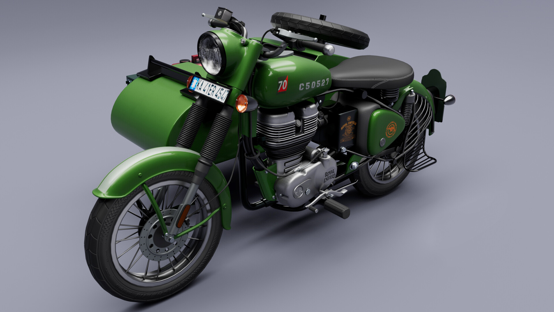 ArtStation - 3D model of Royal Enfield Classic 350