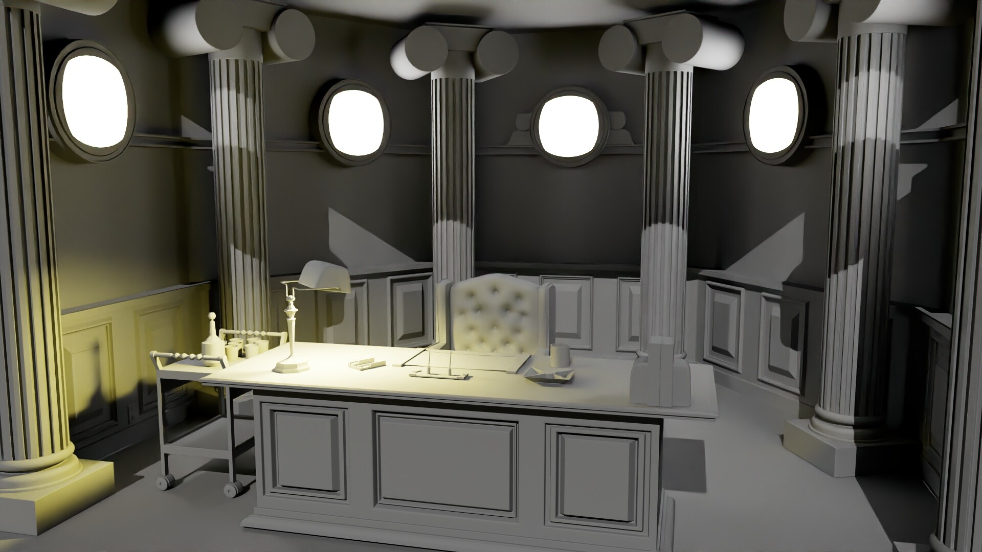 ArtStation - Better Call Saul Office WIP