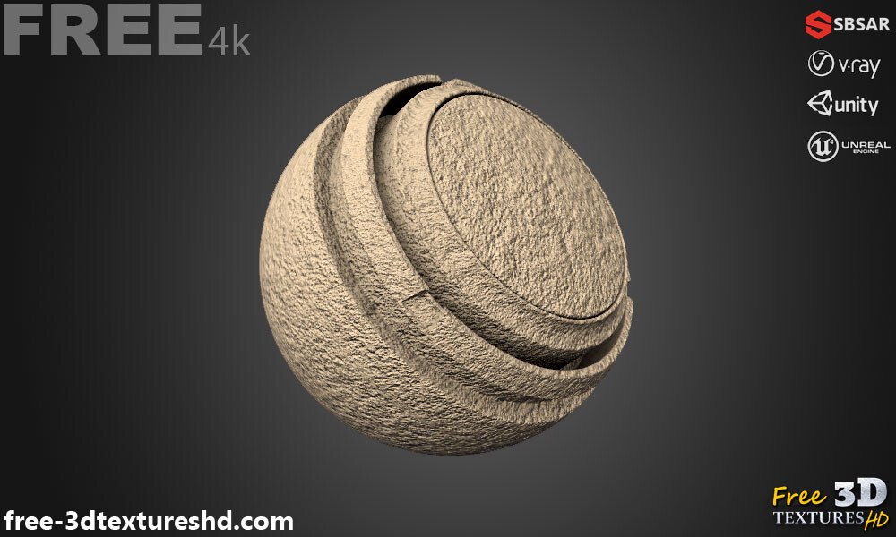 PBR Textures Free Download - Light Brown Plaster Wall PBR Texture ...