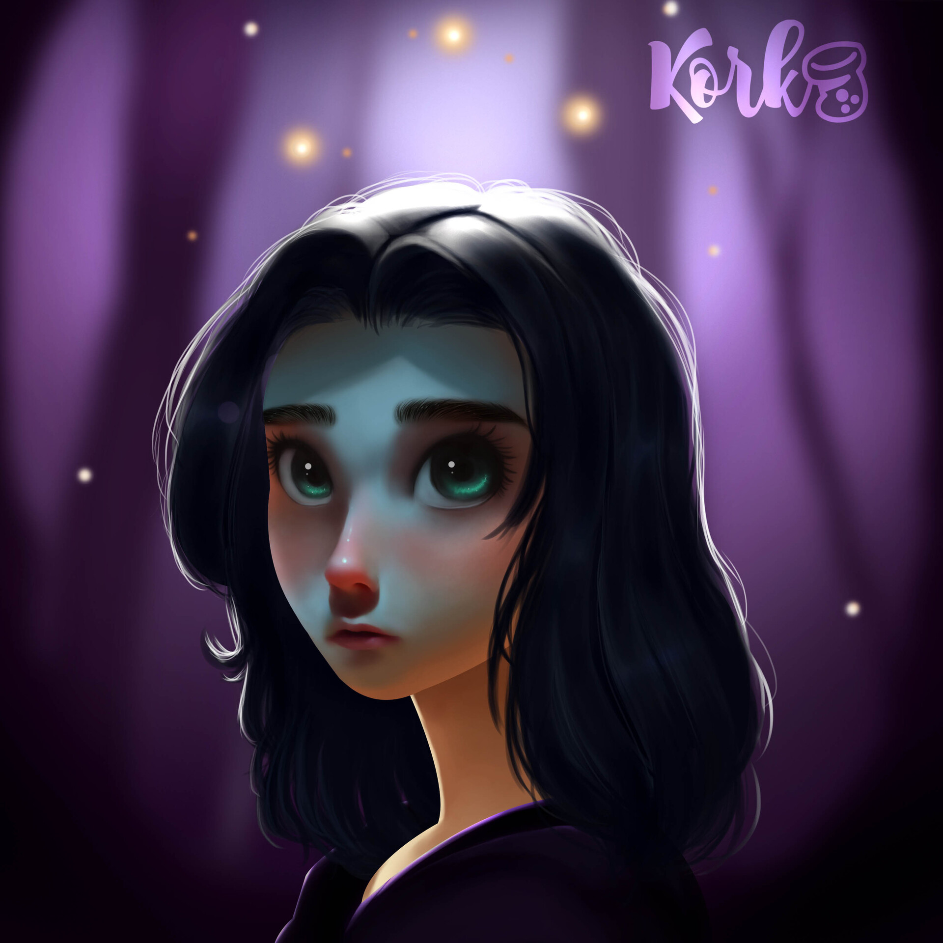 ArtStation - Dark portrait