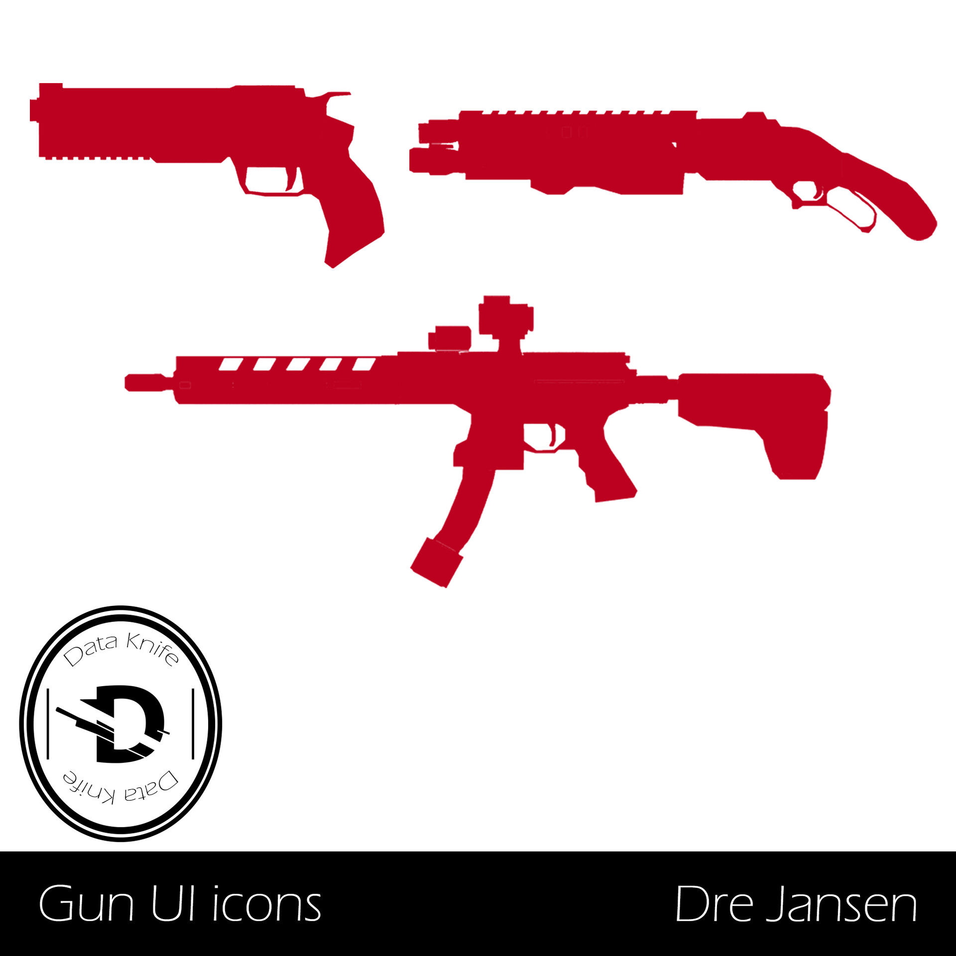 ArtStation - Weapons UI Icons