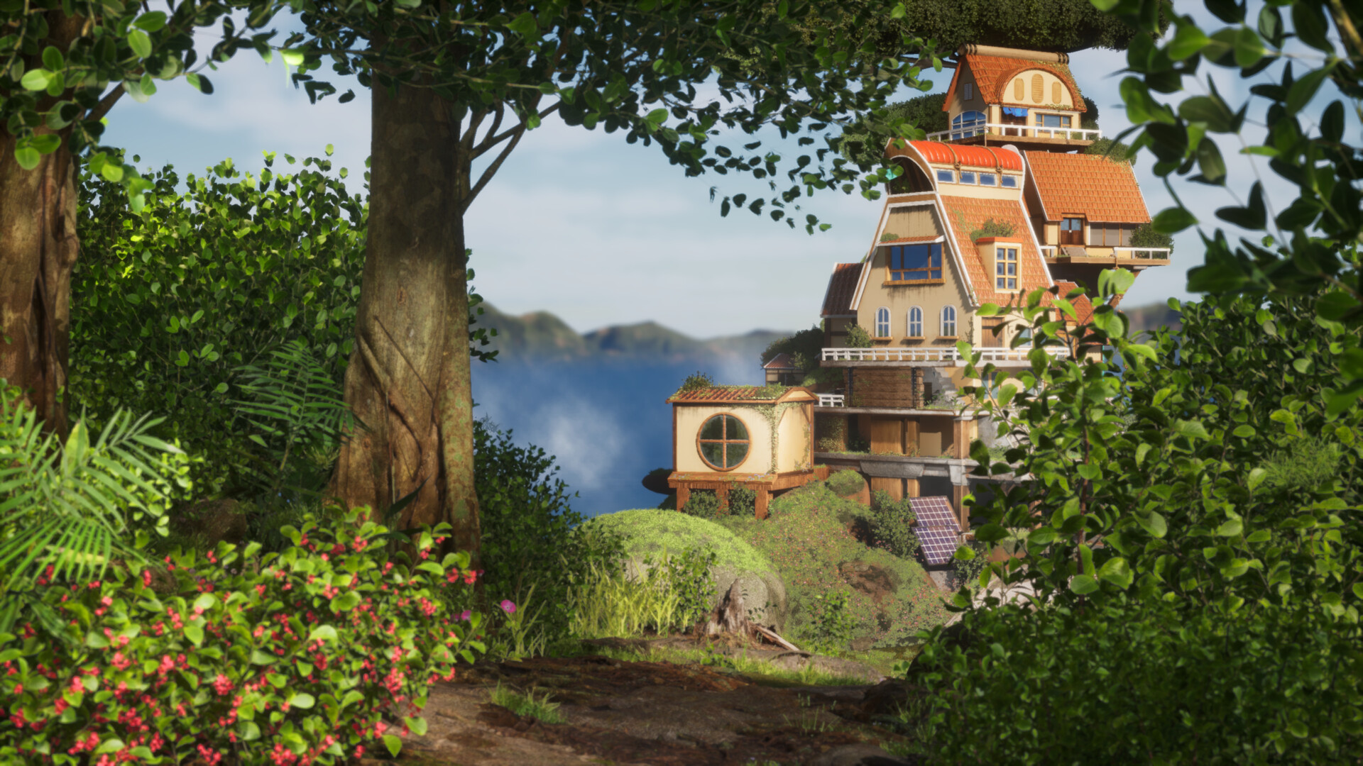 Valentin Munteanu - House and Sea - 3D Study