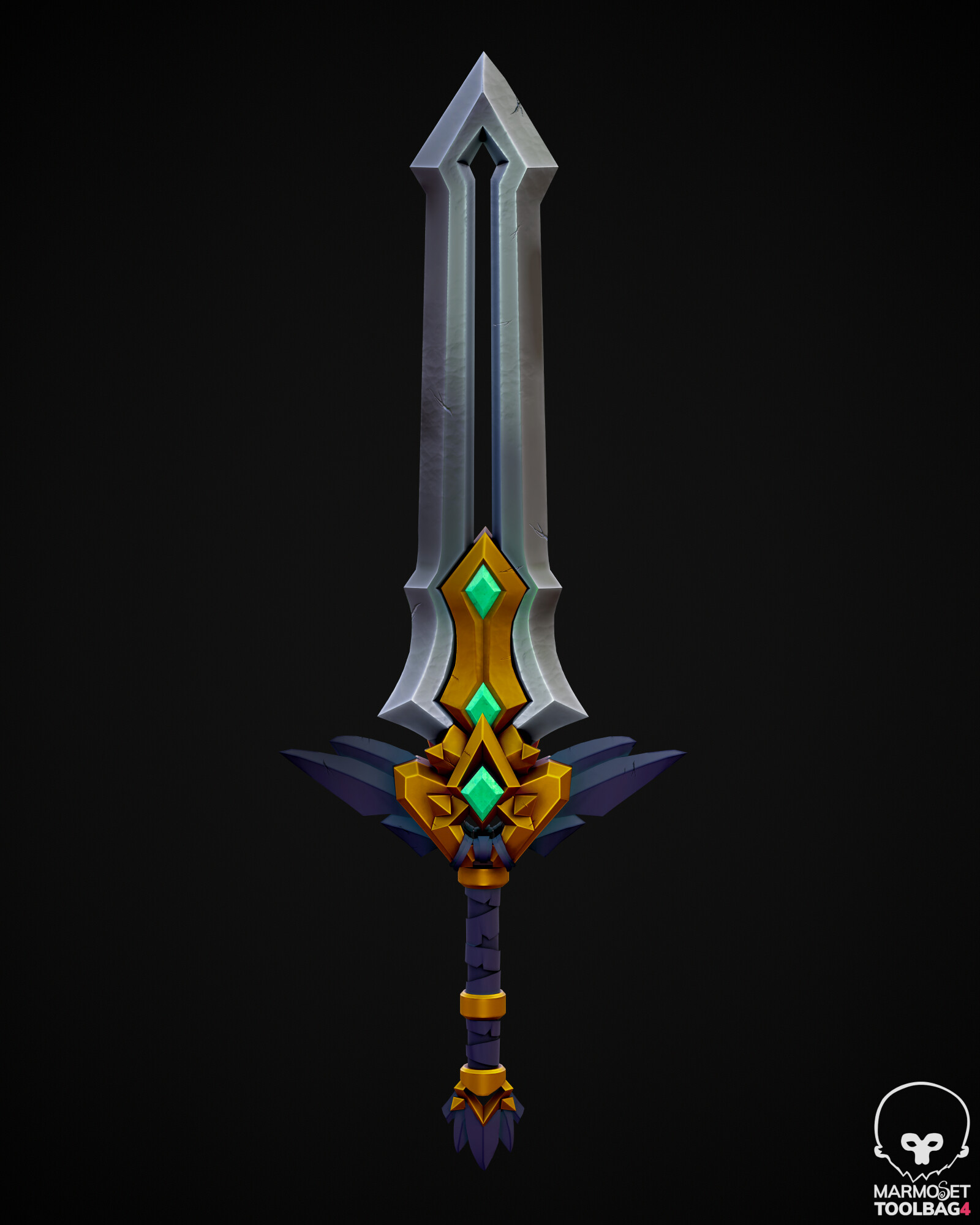 ArtStation - Stylized Fantasy Sword