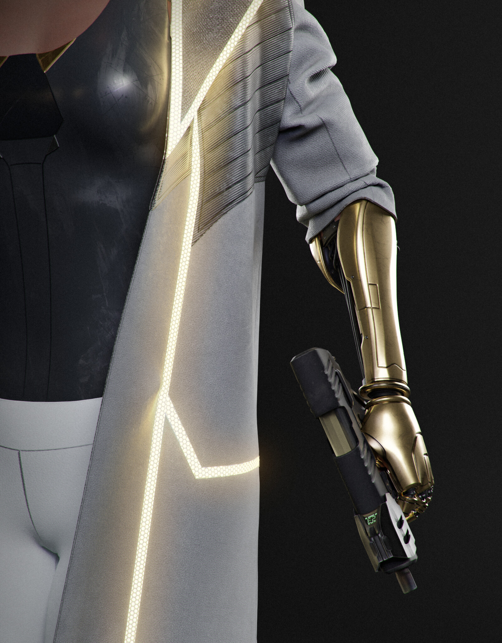 Jakub Horváth - Enid | Cyberpunk Character Modelling