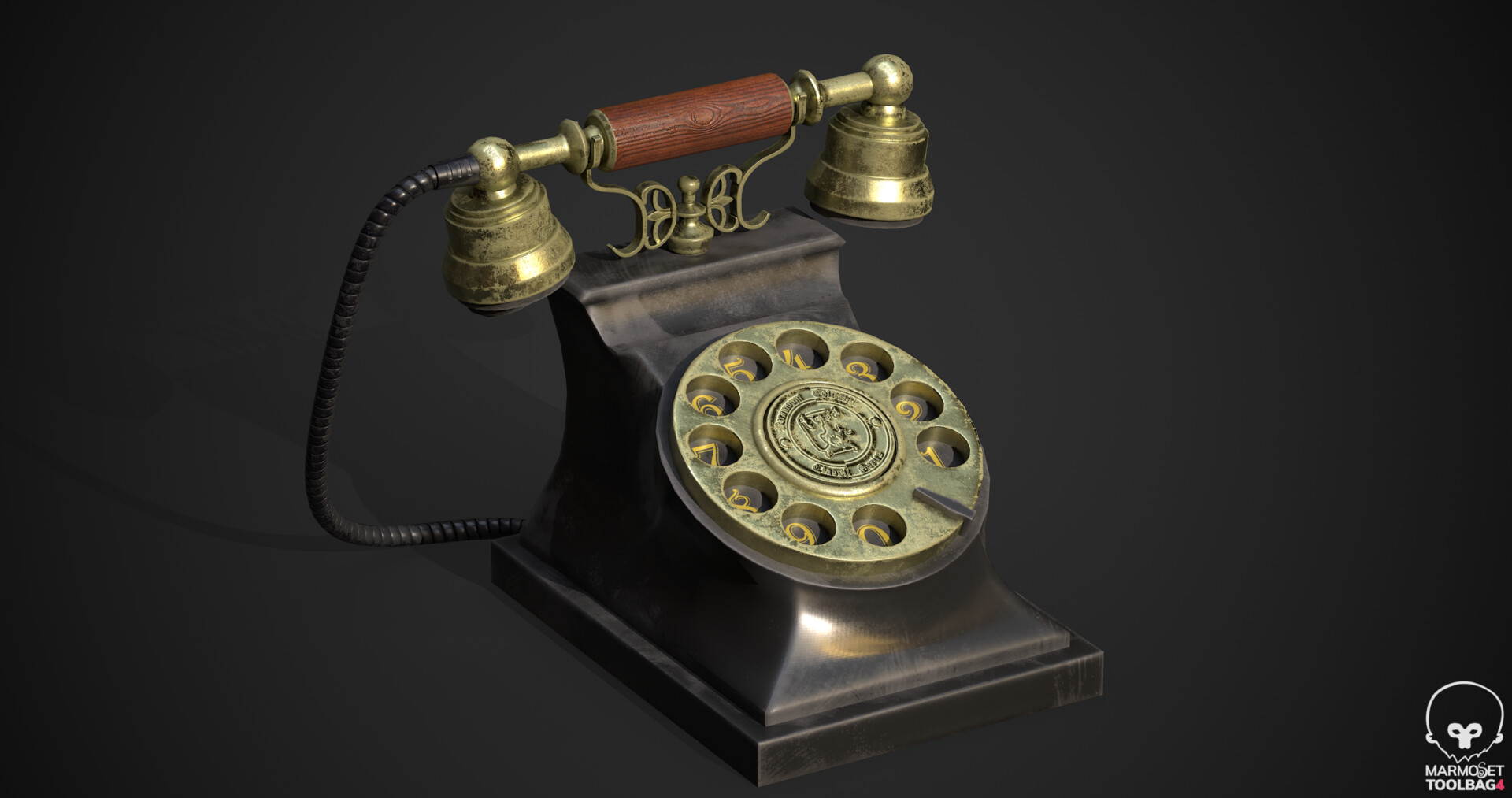 ArtStation - Game Ready Antique Phone