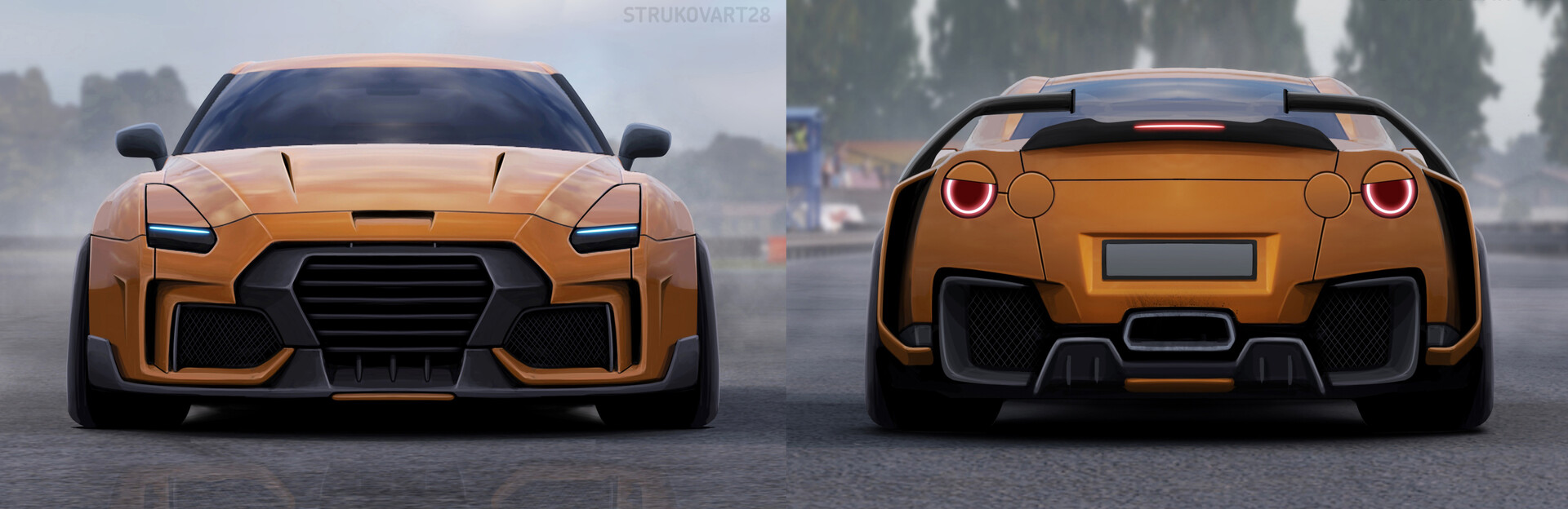 ArtStation - Body kit. M3 and GT-R.