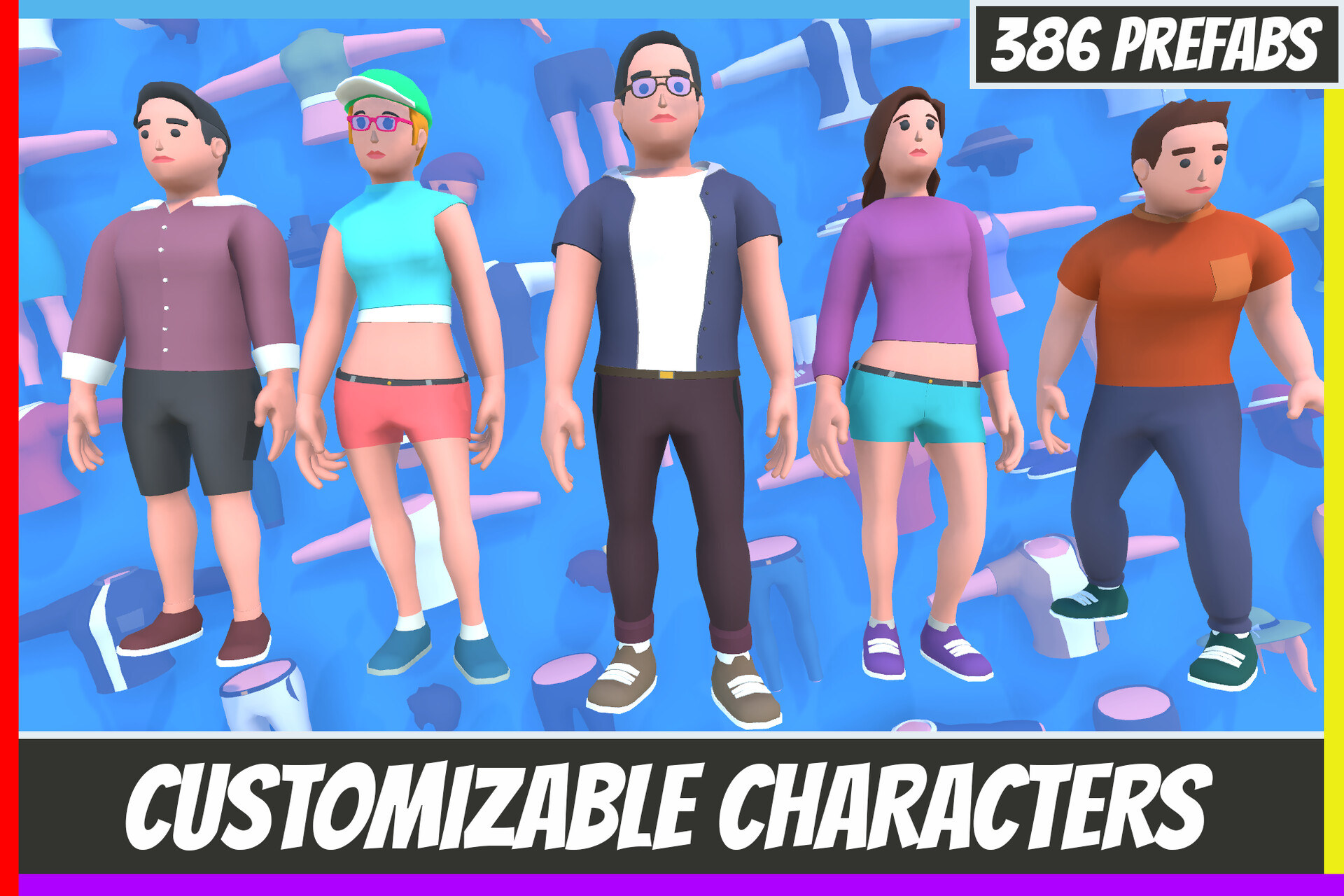 ArtStation - Customizable 3D Characters Vol 1