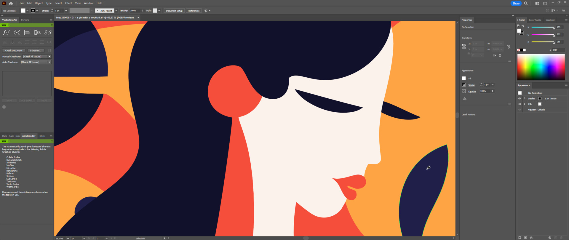 Vladimir Ioan - A Girl with A Cocktail