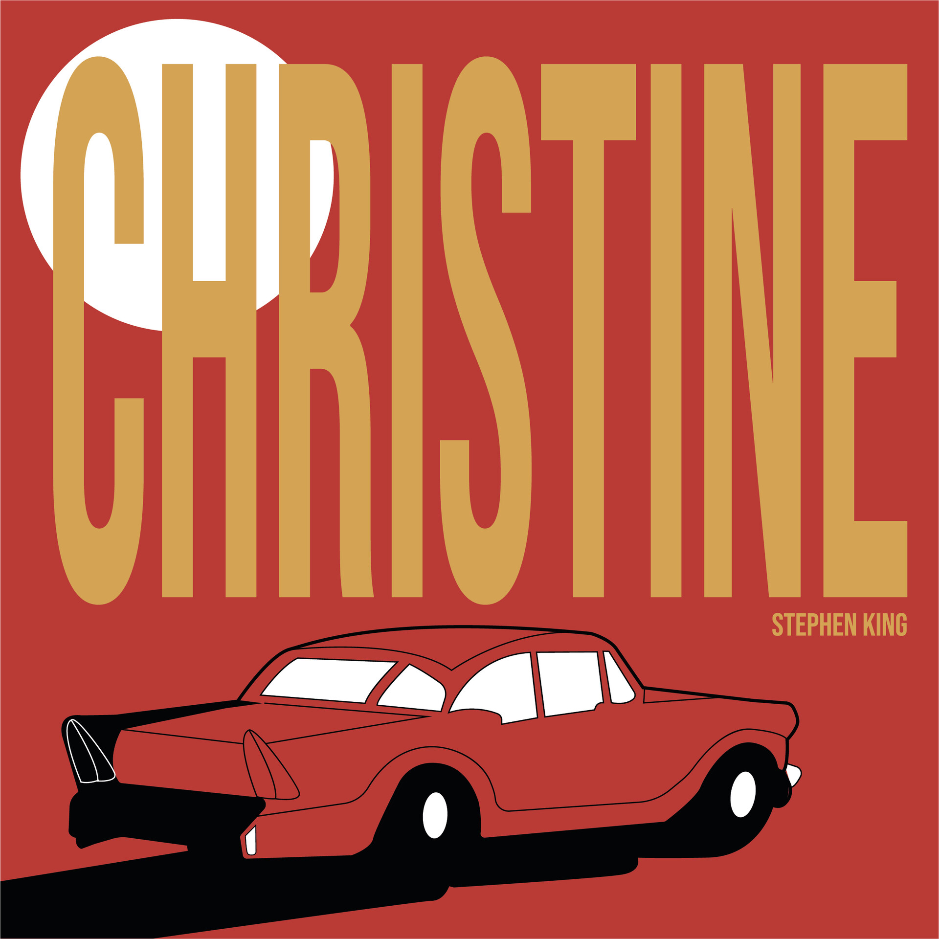ArtStation - Stephen king - Christine. Editorial Book Cover ...