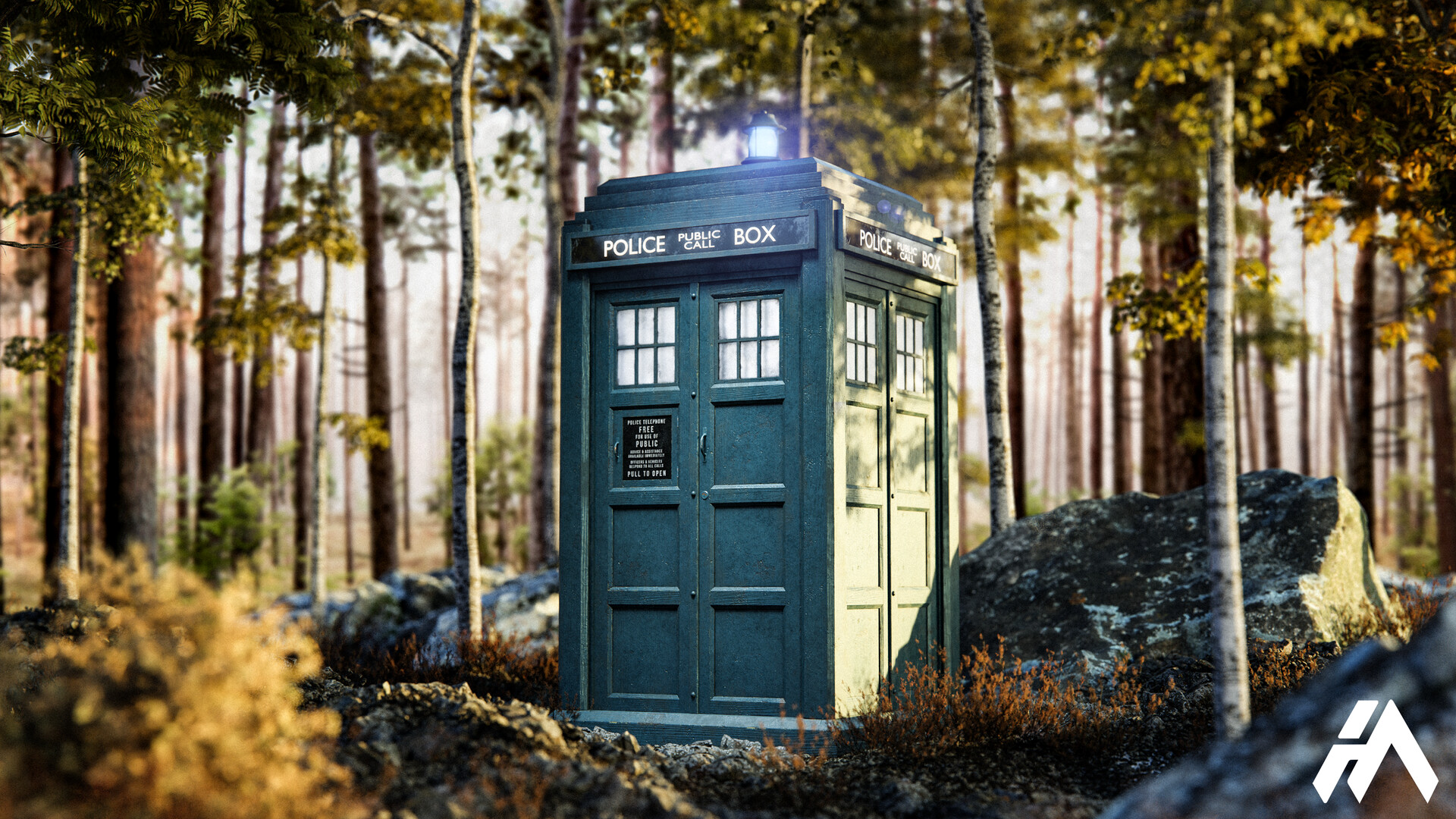 ArtStation - Harry Amatt - CUSTOM TARDIS EXTERIOR