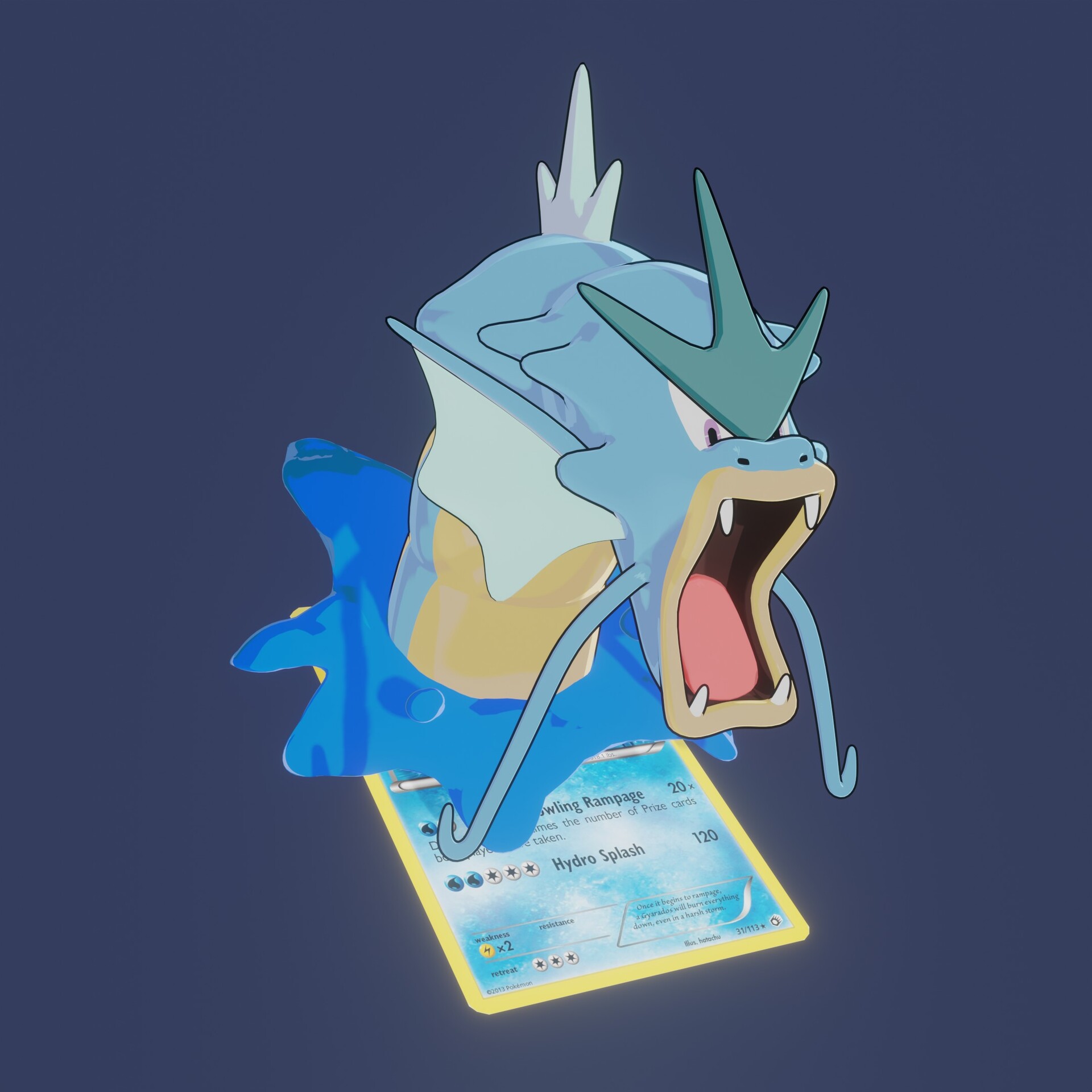 ArtStation - Pokémon - Gyarados