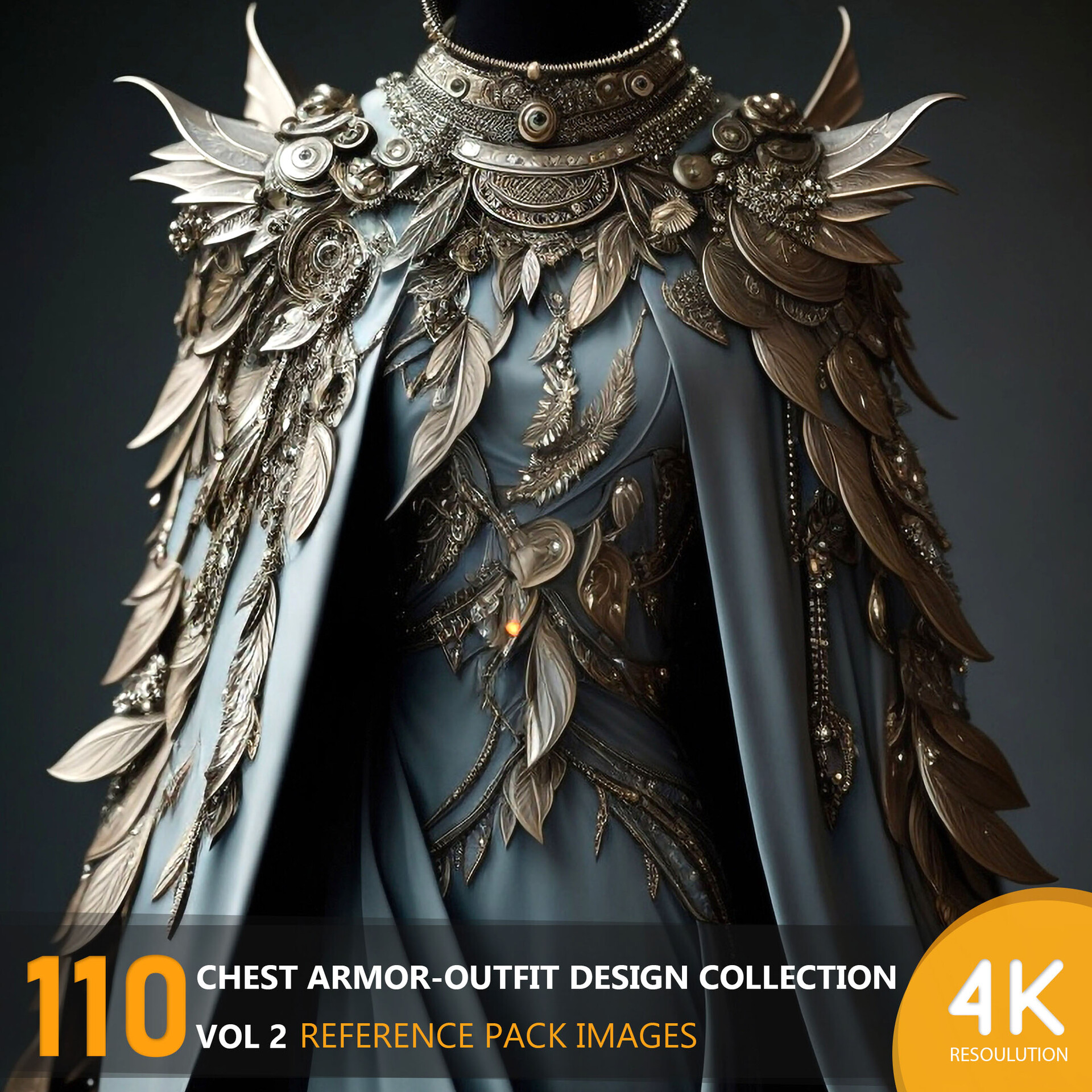 ArtStation - Chest Armor-Outfit Design Collection Vol2-4K|Reference ...