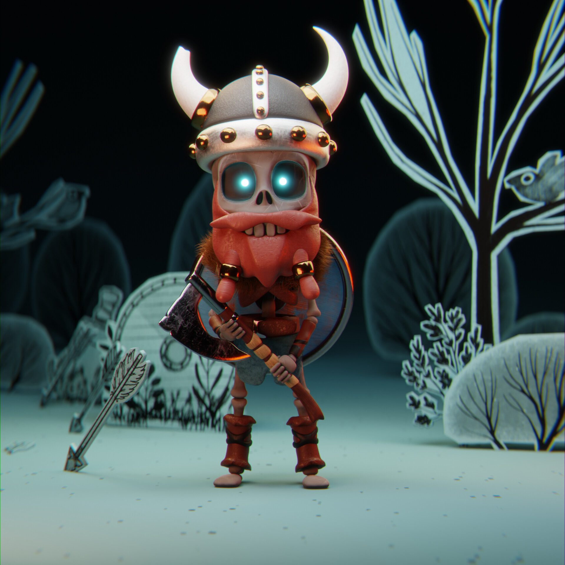 ArtStation - Skeleton Friends - Eivor