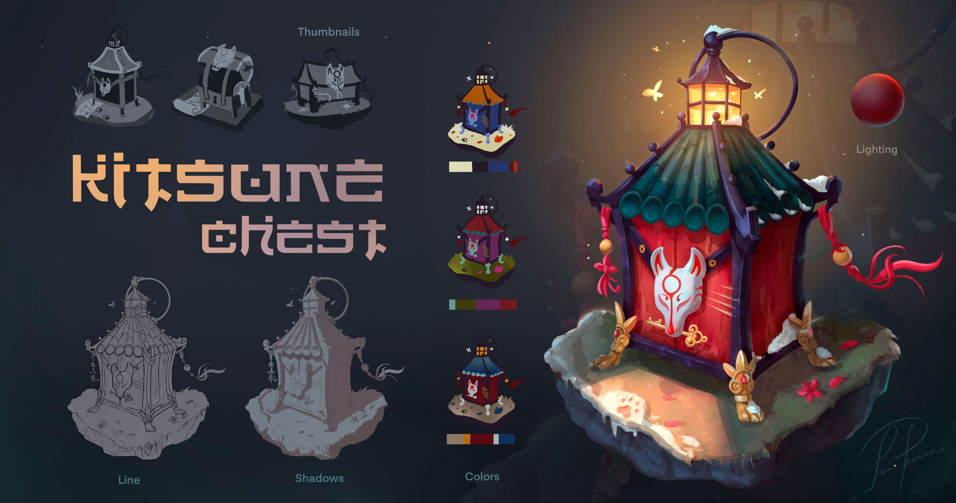 ArtStation - Kitsune chest