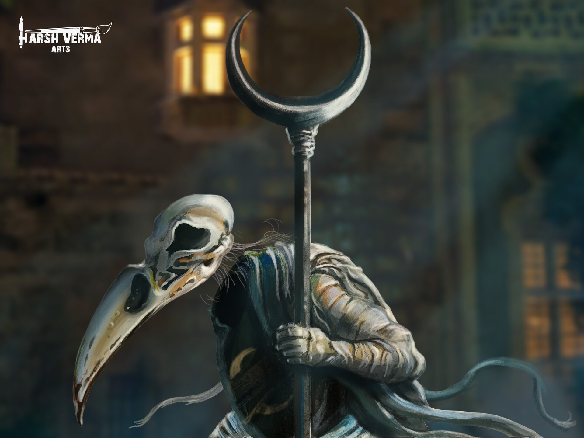 ArtStation - Khonshu The Moon God Illustration