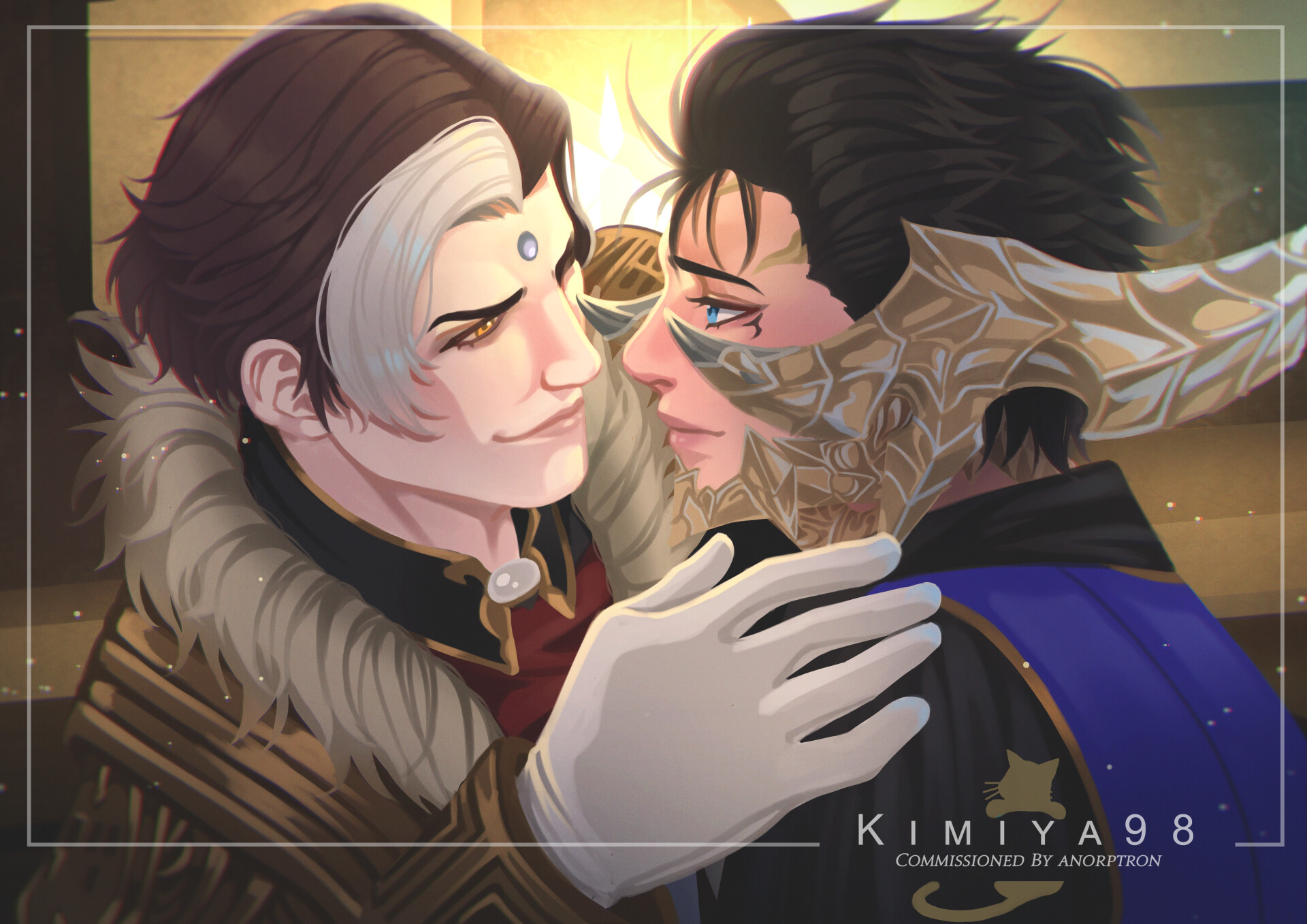 ArtStation - FFXIV - Emet-Selch x WOL [Commission]