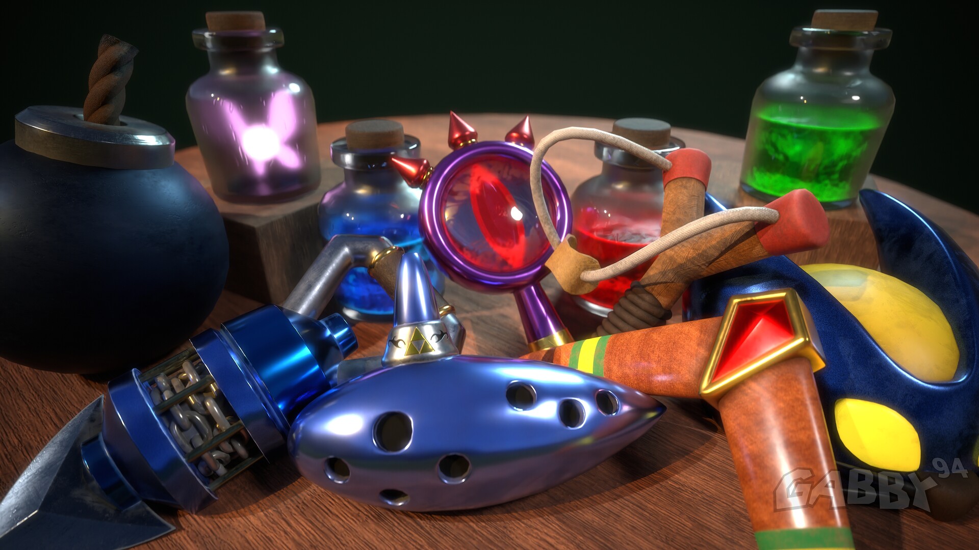 Gabby94 - Items (from The Legend of Zelda: Ocarina of Time)