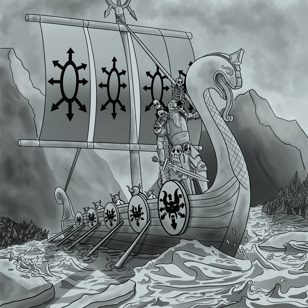 ArtStation - Wulfrik The Wanderer aboard Sea Fang