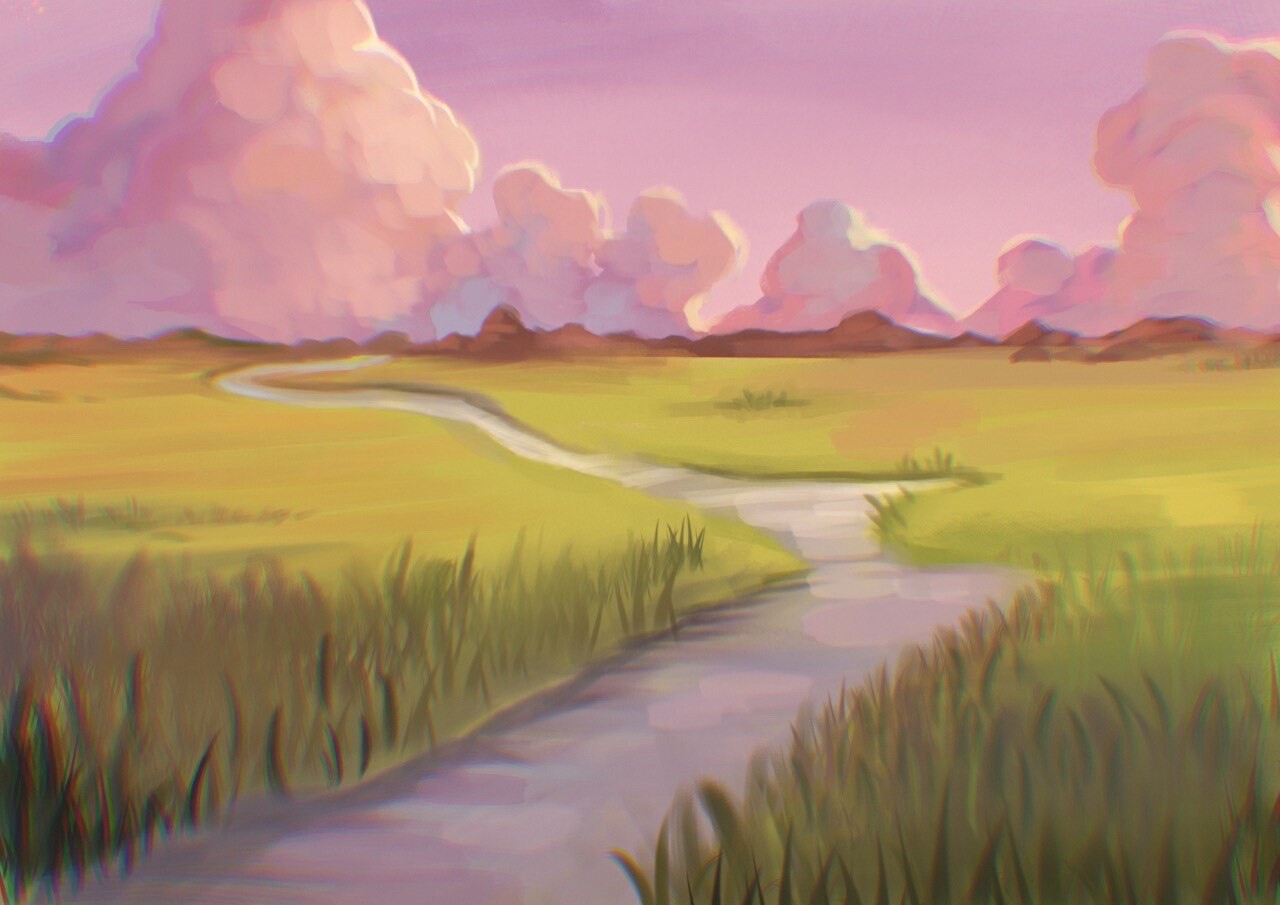 ArtStation - Landscape study