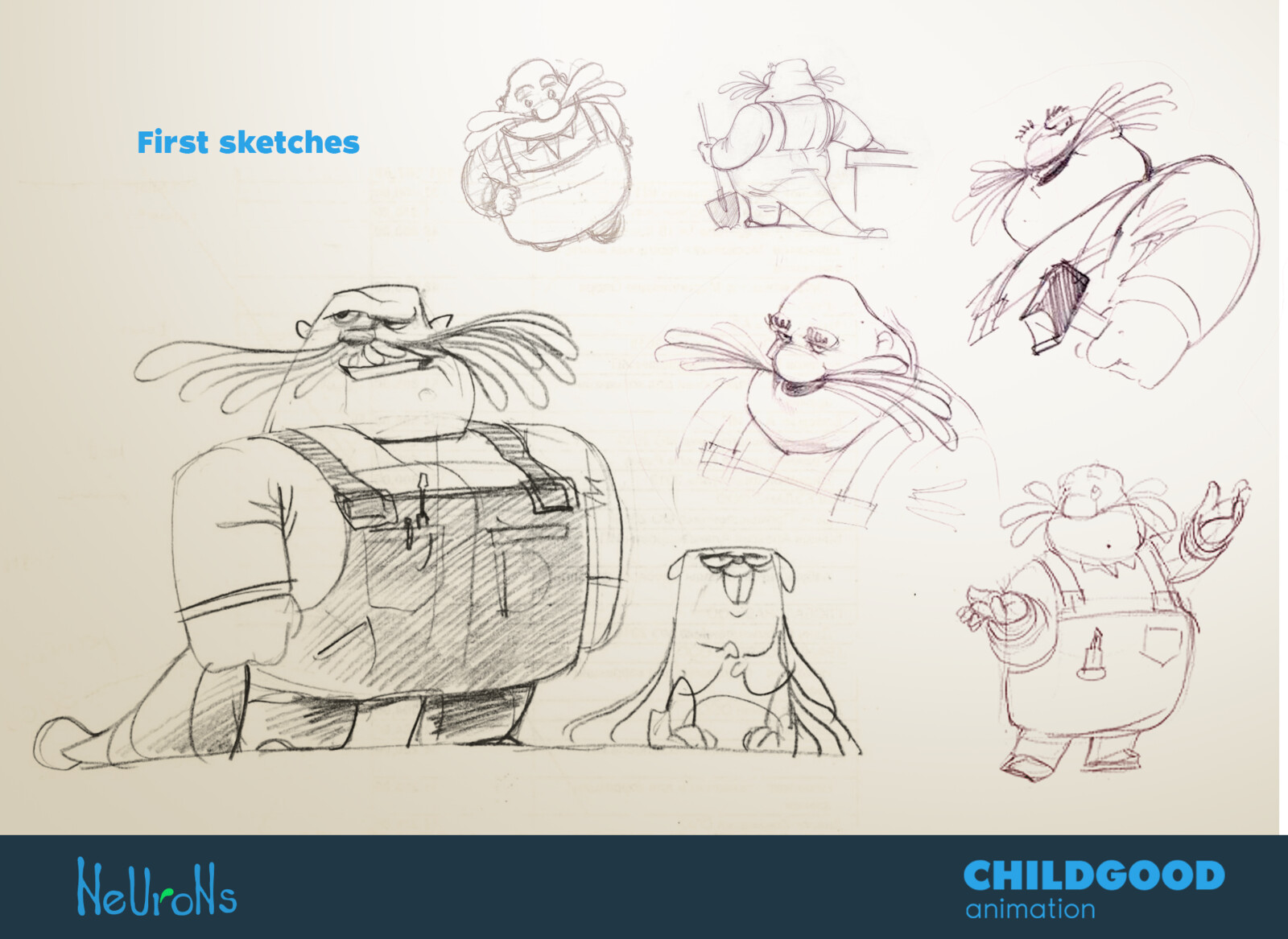 ChildGood animation - Creating Aris. Character design for animated series.