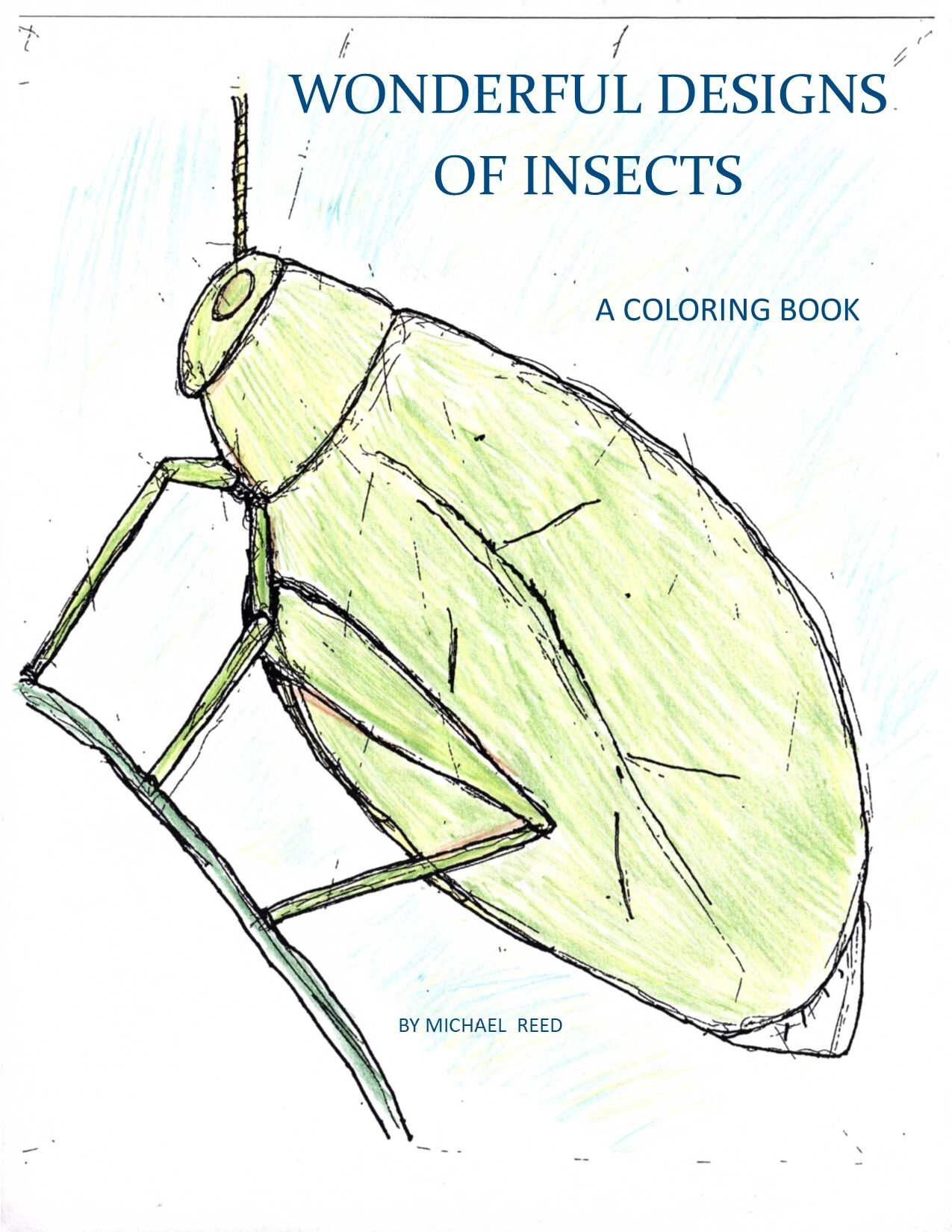 ArtStation - Insect Designs Coloring Book Cover