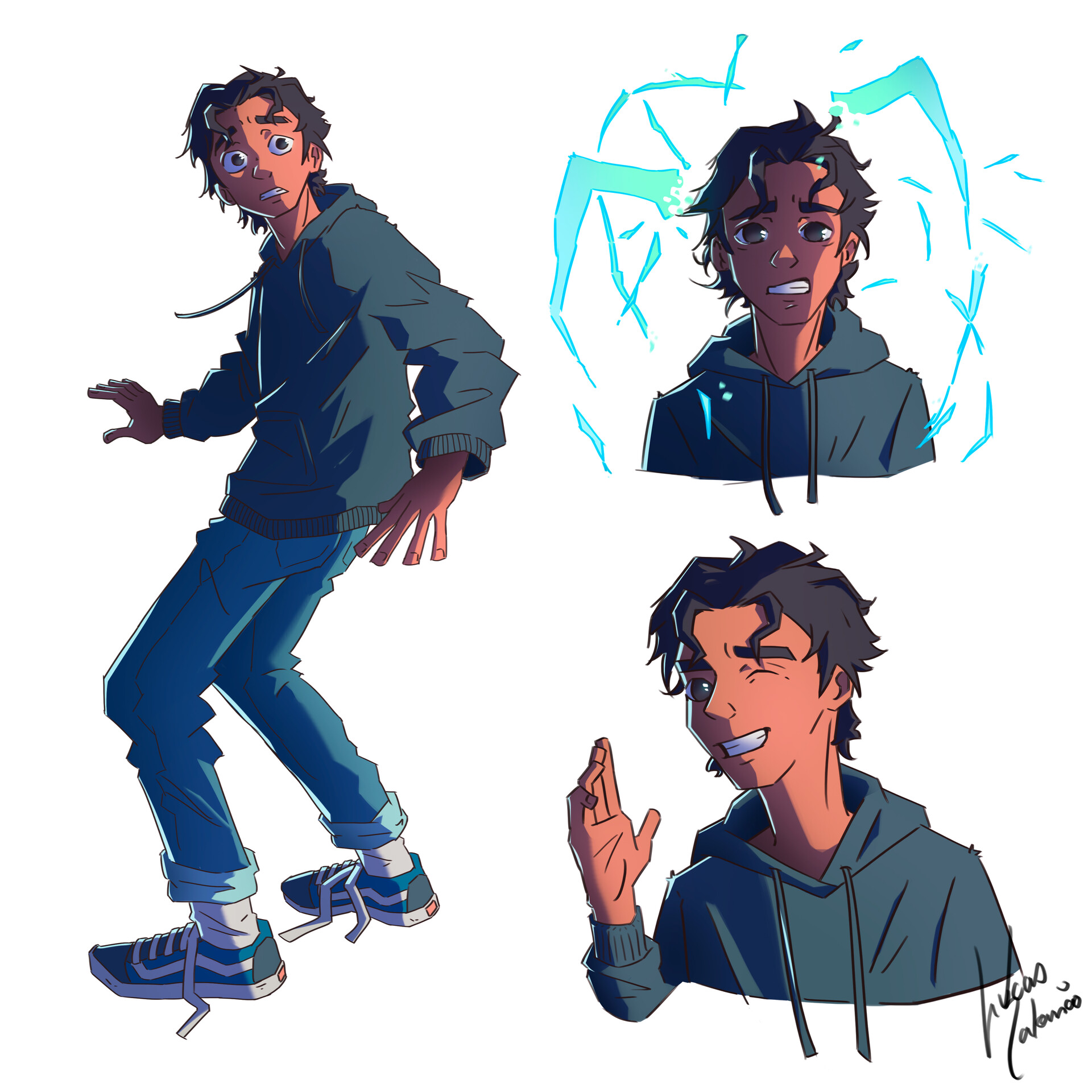 ArtStation - CHARACTER DESING - BLUE BEETLE