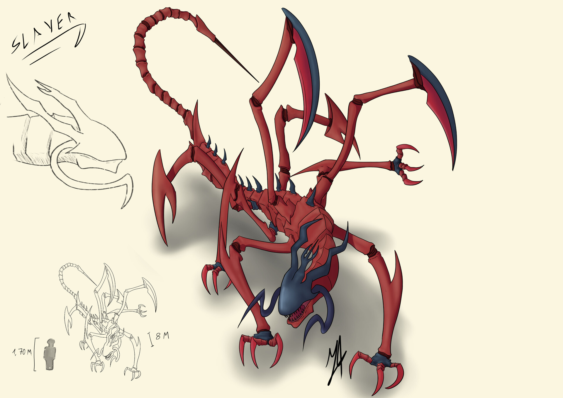 ArtStation - Slayer the ultimate predator