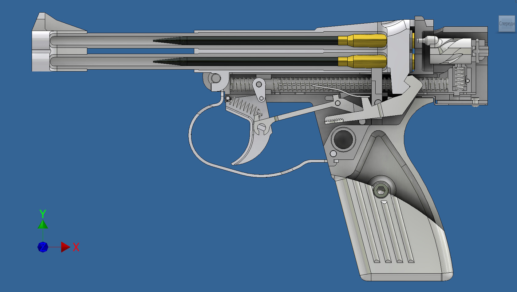 VladRussianArms - SPP-1 underwater pistol (USSR / Russia)