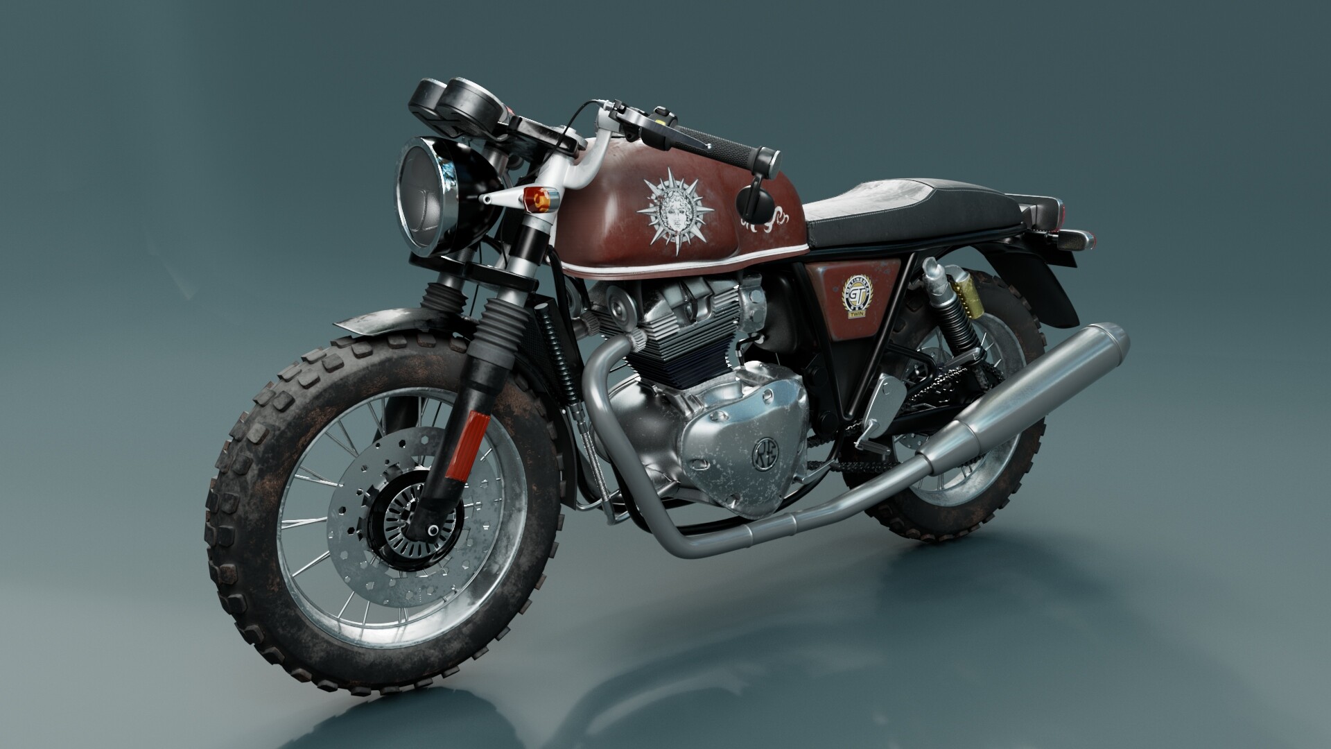 ArtStation - Royal Enfield Continental GT 650