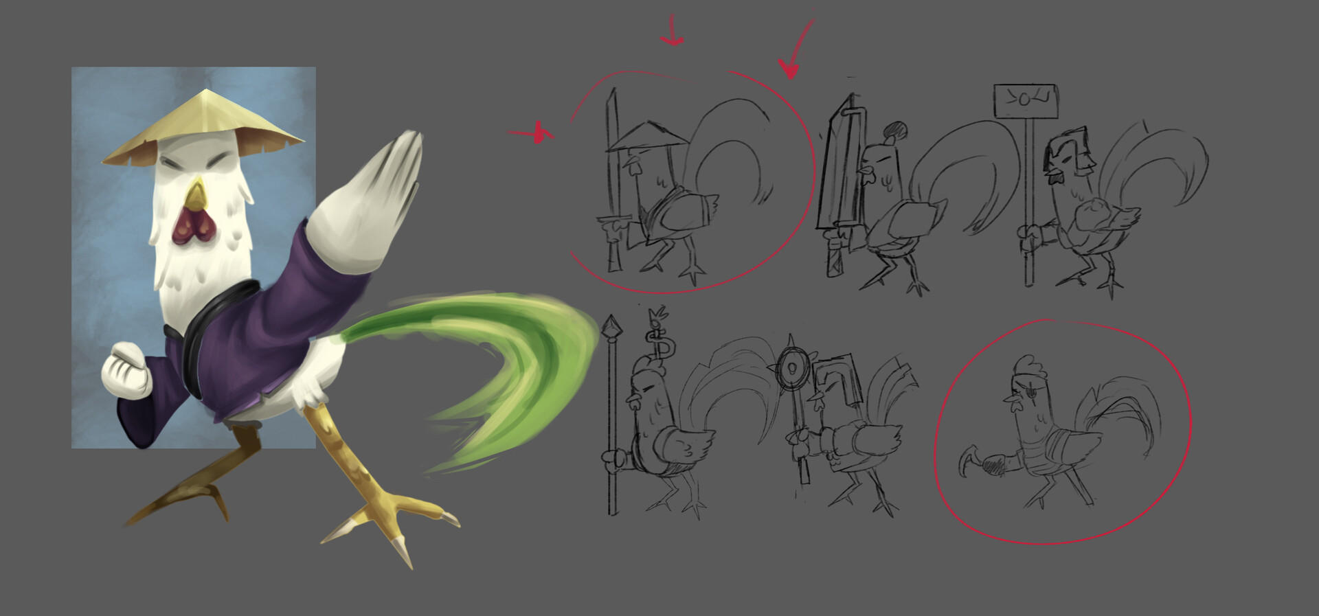 ArtStation - Samurai Chiken