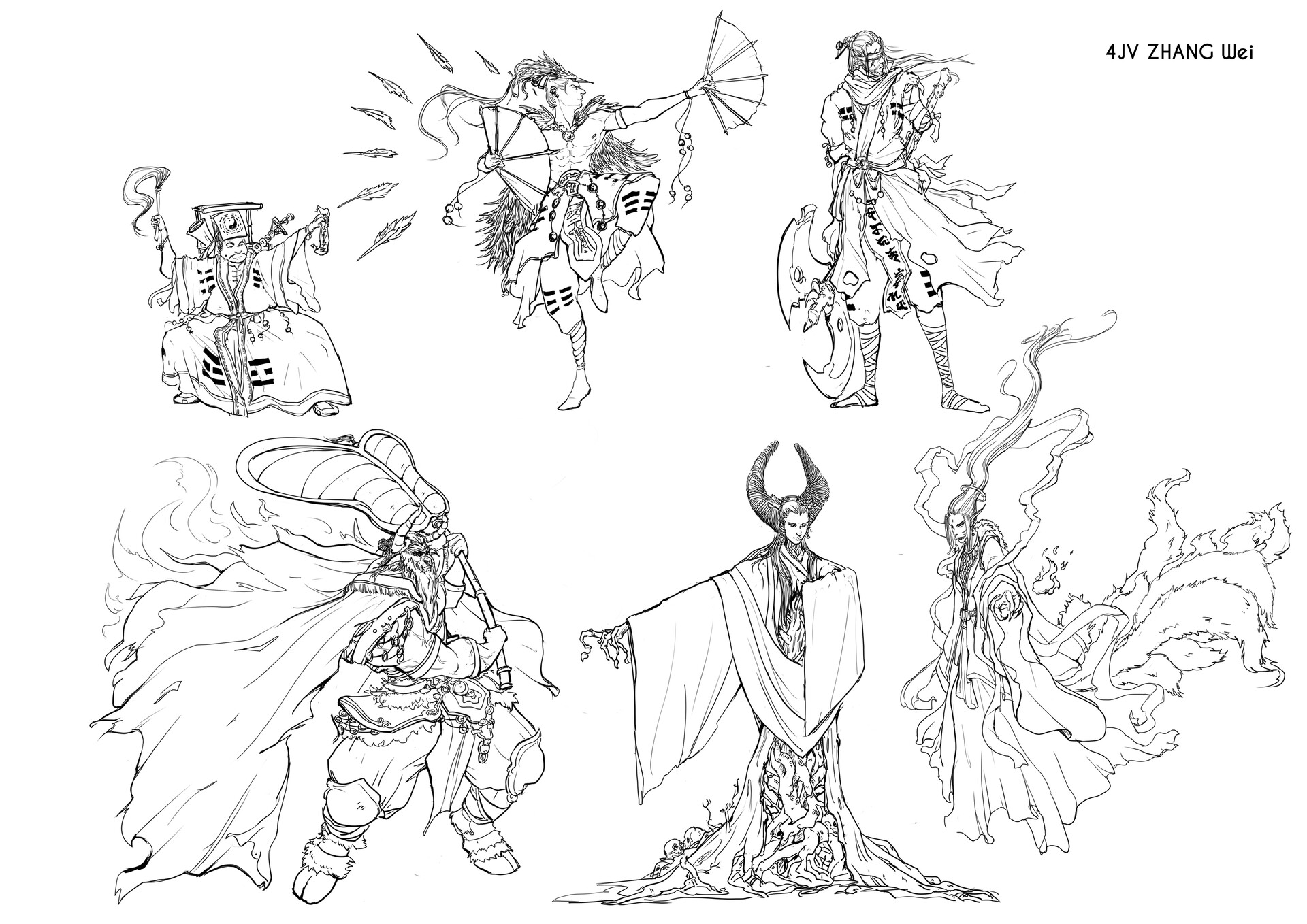 ArtStation - Character Line Practice