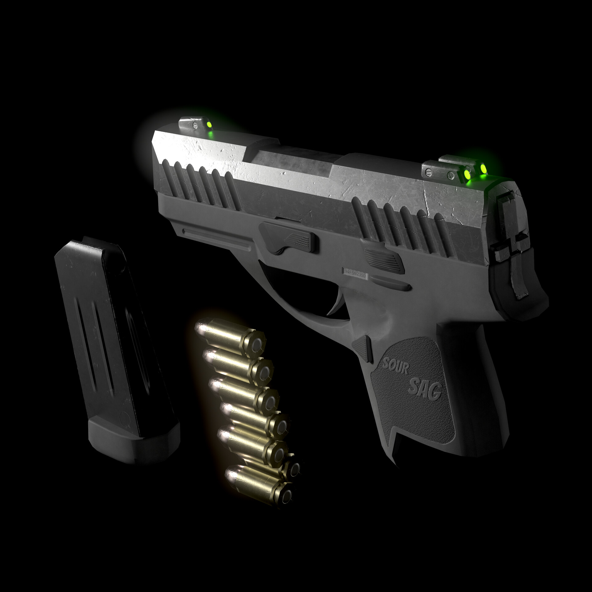 ArtStation - Sour Sag Pistol (Animated)