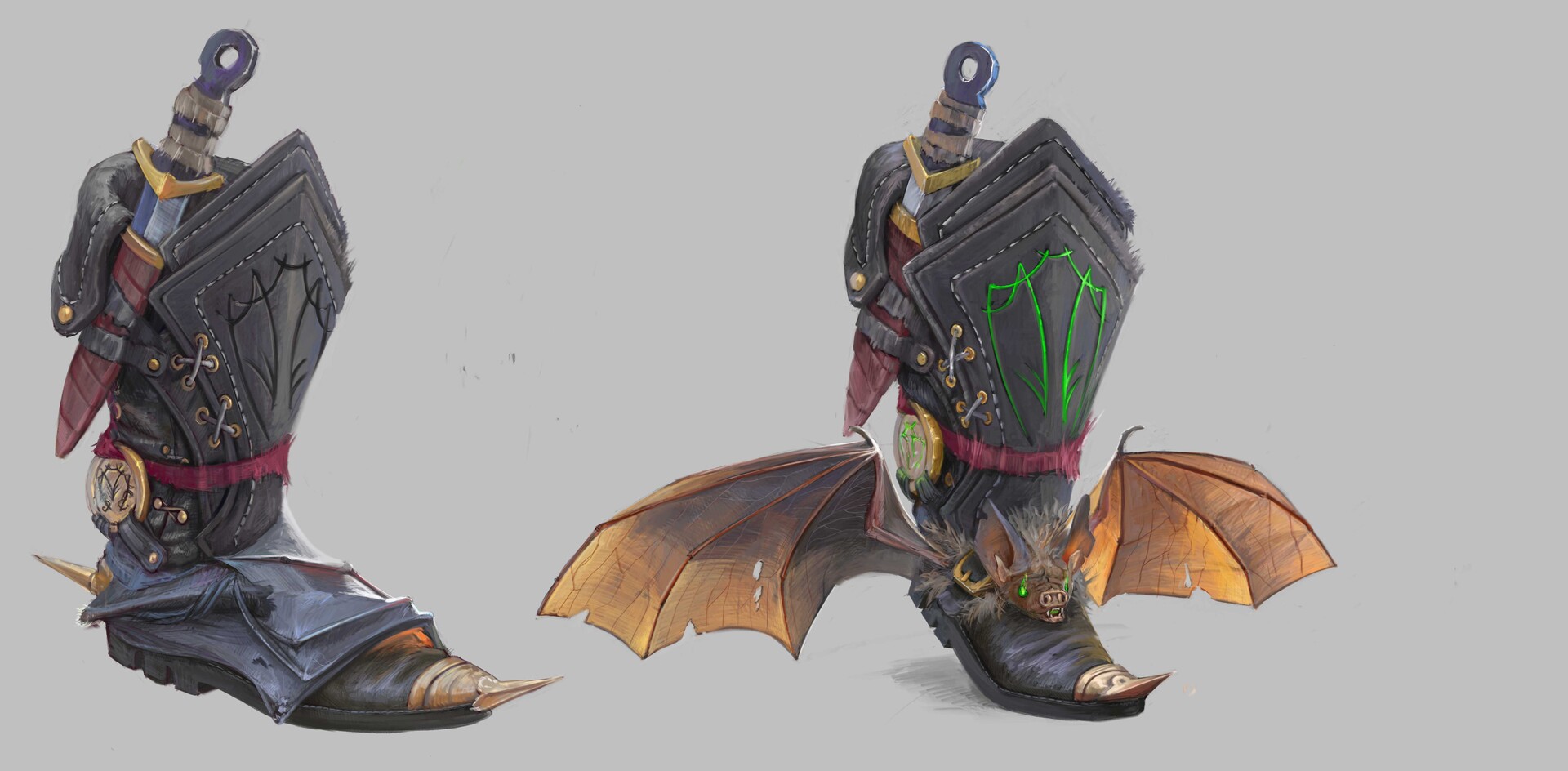 ArtStation - assassin boots. Batman