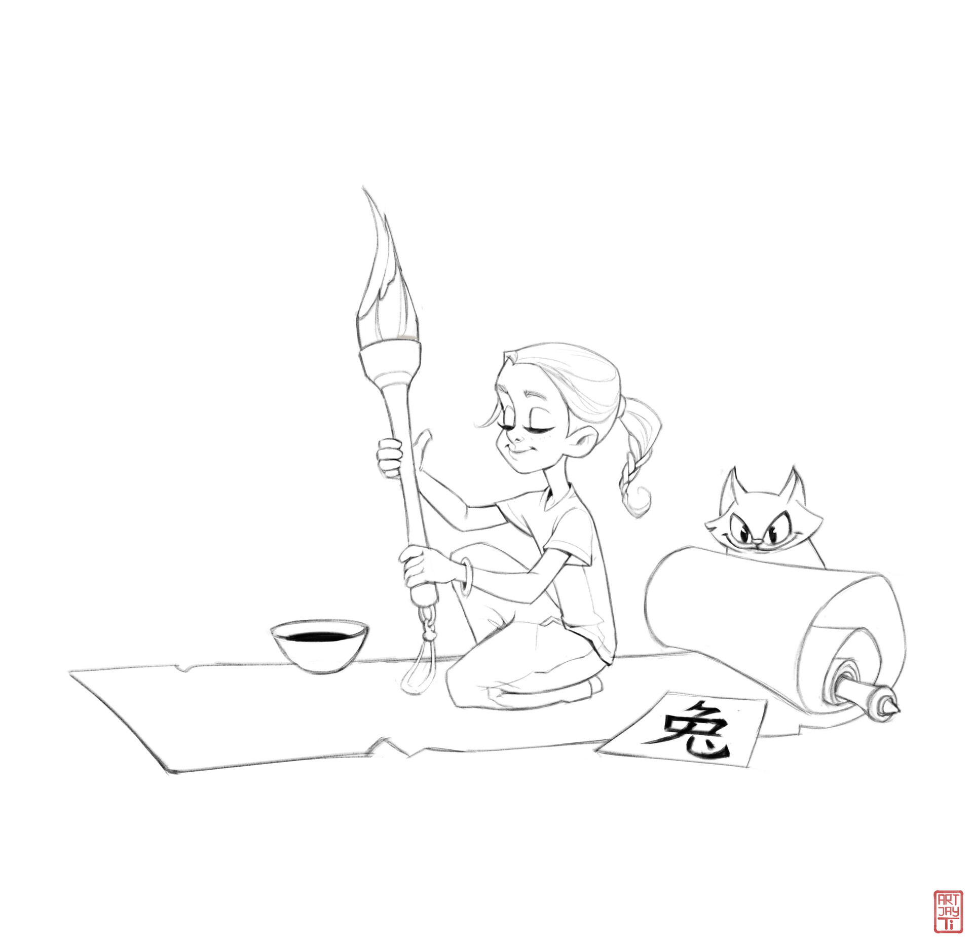 Irene Plotnikova - Сalligraphy