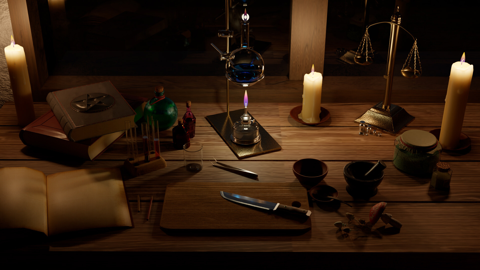 ArtStation - Alchemist's table